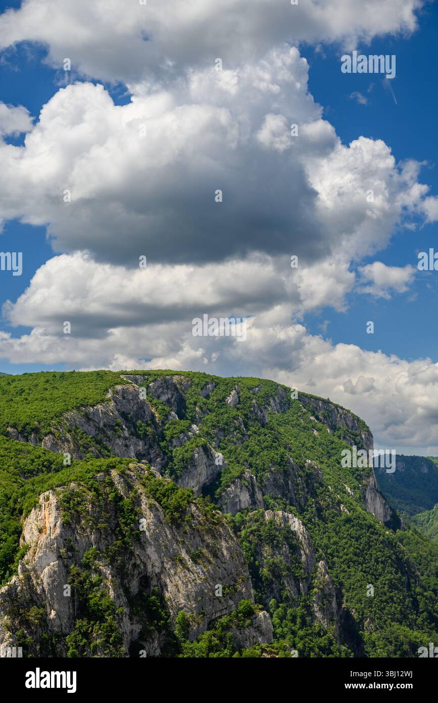 Scenic landscape of of Lazar Canyon (Lazarev kanjon), the deepest and ...