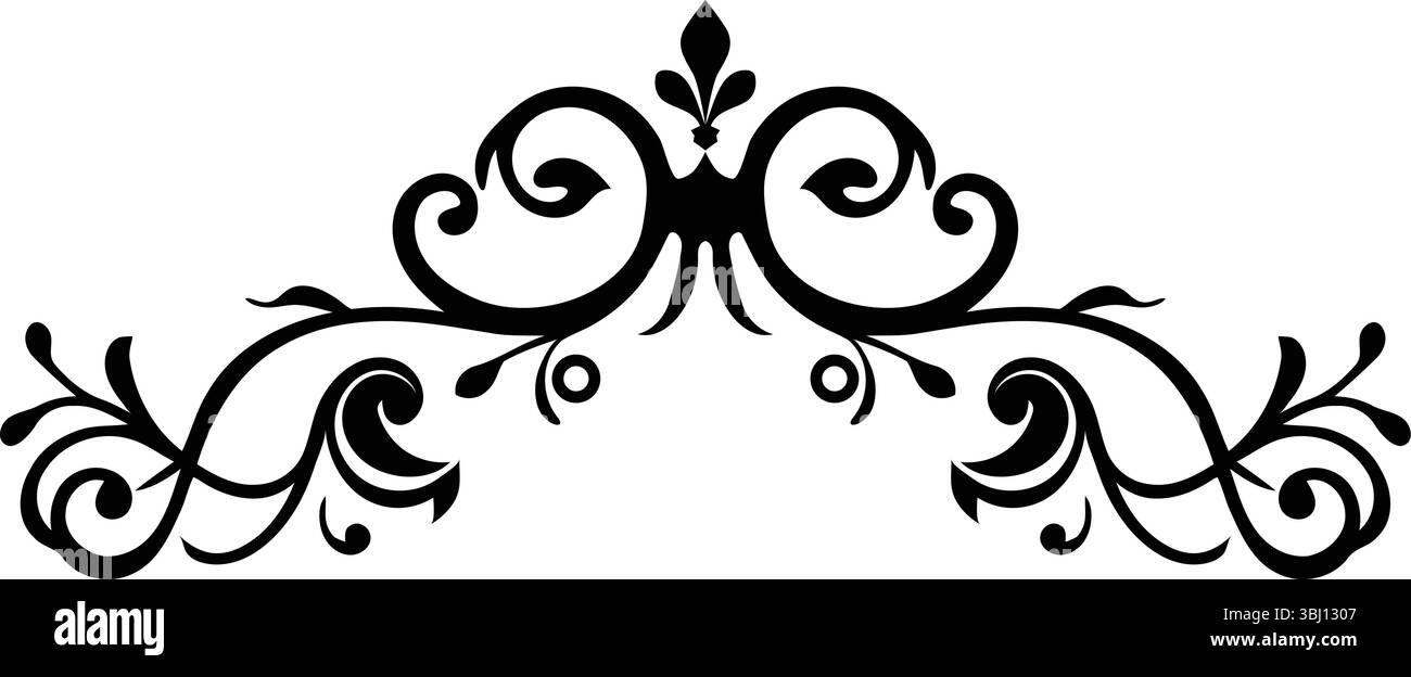 Scroll flourish Stock Vector Images - Alamy