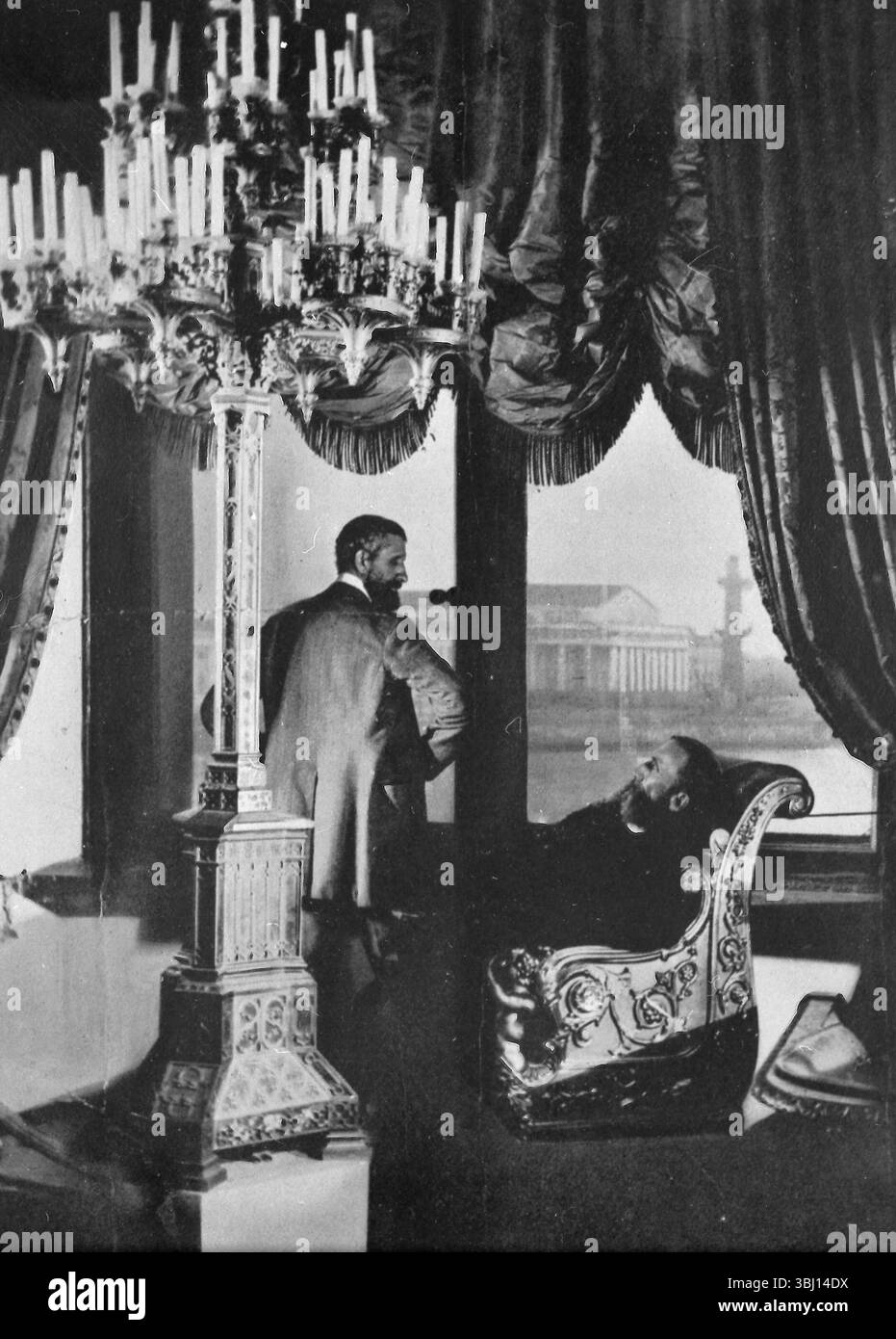 Scene from Russian silent movie The General Line , Russia 1929 Stock ...