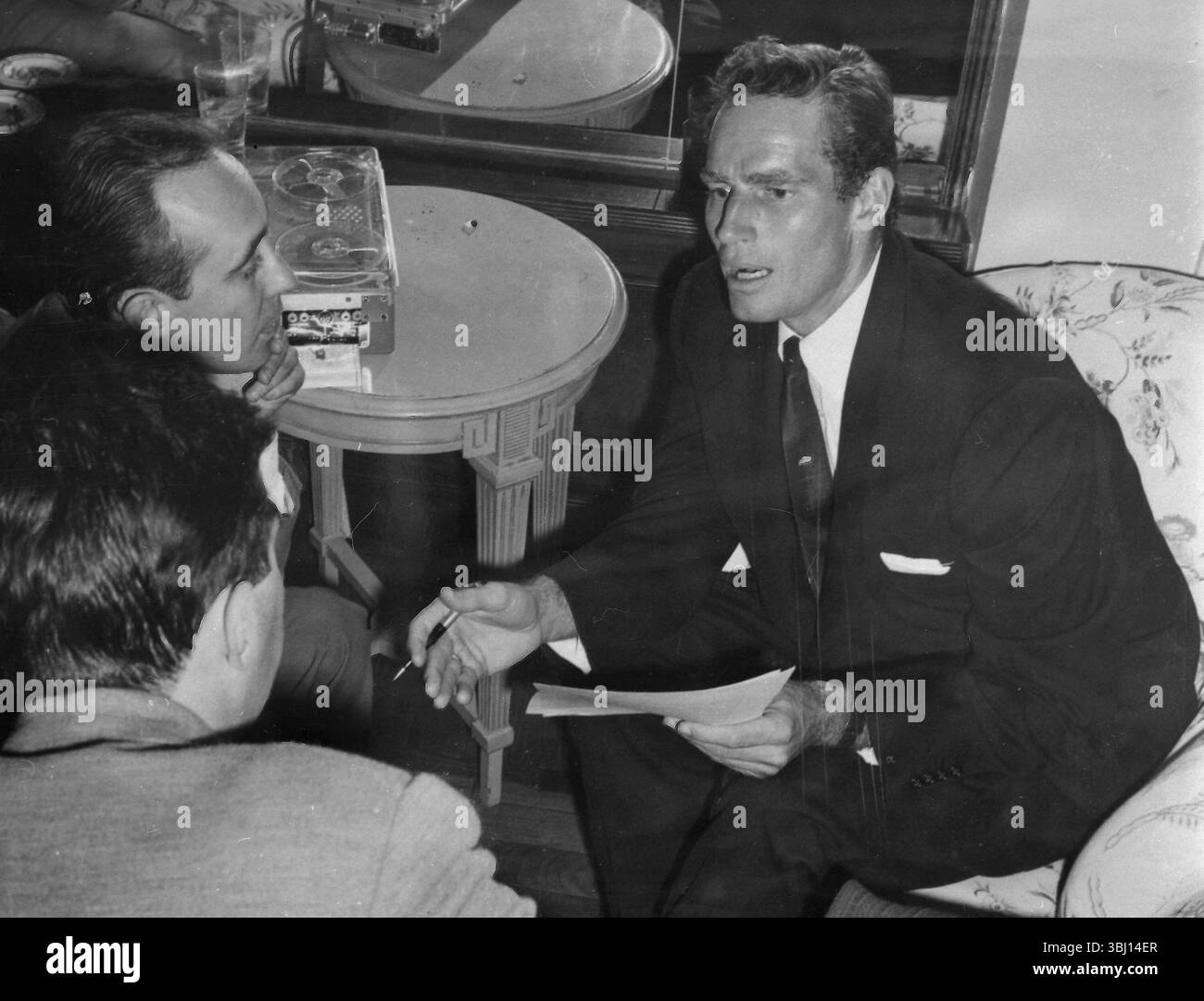American actor Charlton Heston, USA 1950s Stock Photo - Alamy