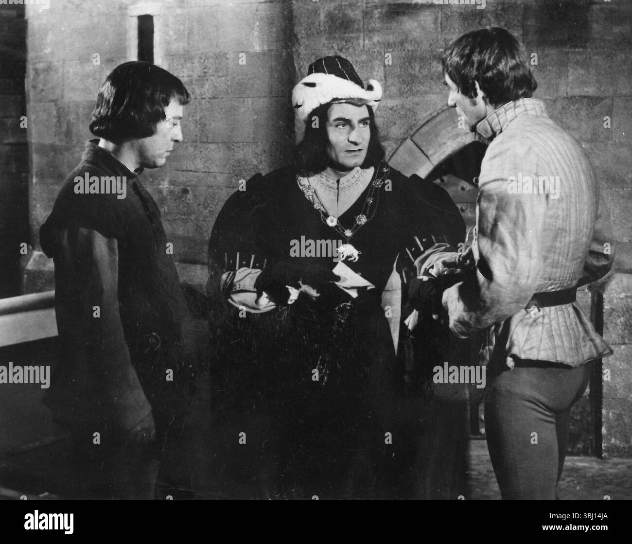 British actor Laurence Olivier in the play Richard III, 1950s Stock ...