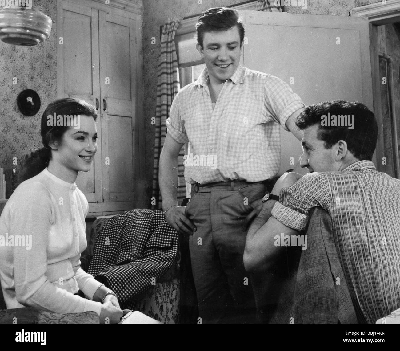 Actors Shirley Ann Field and Albert Finney in the movie Saturday Night ...