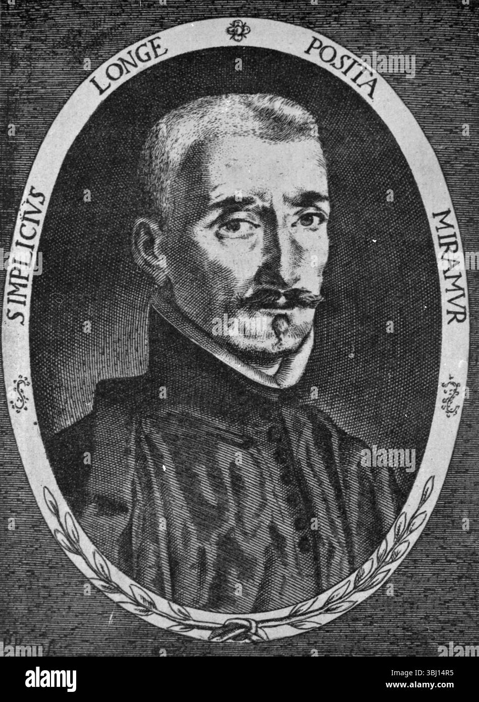Portrait of Spanish playwright, poet, and novelist Félix Lope de Vega y ...