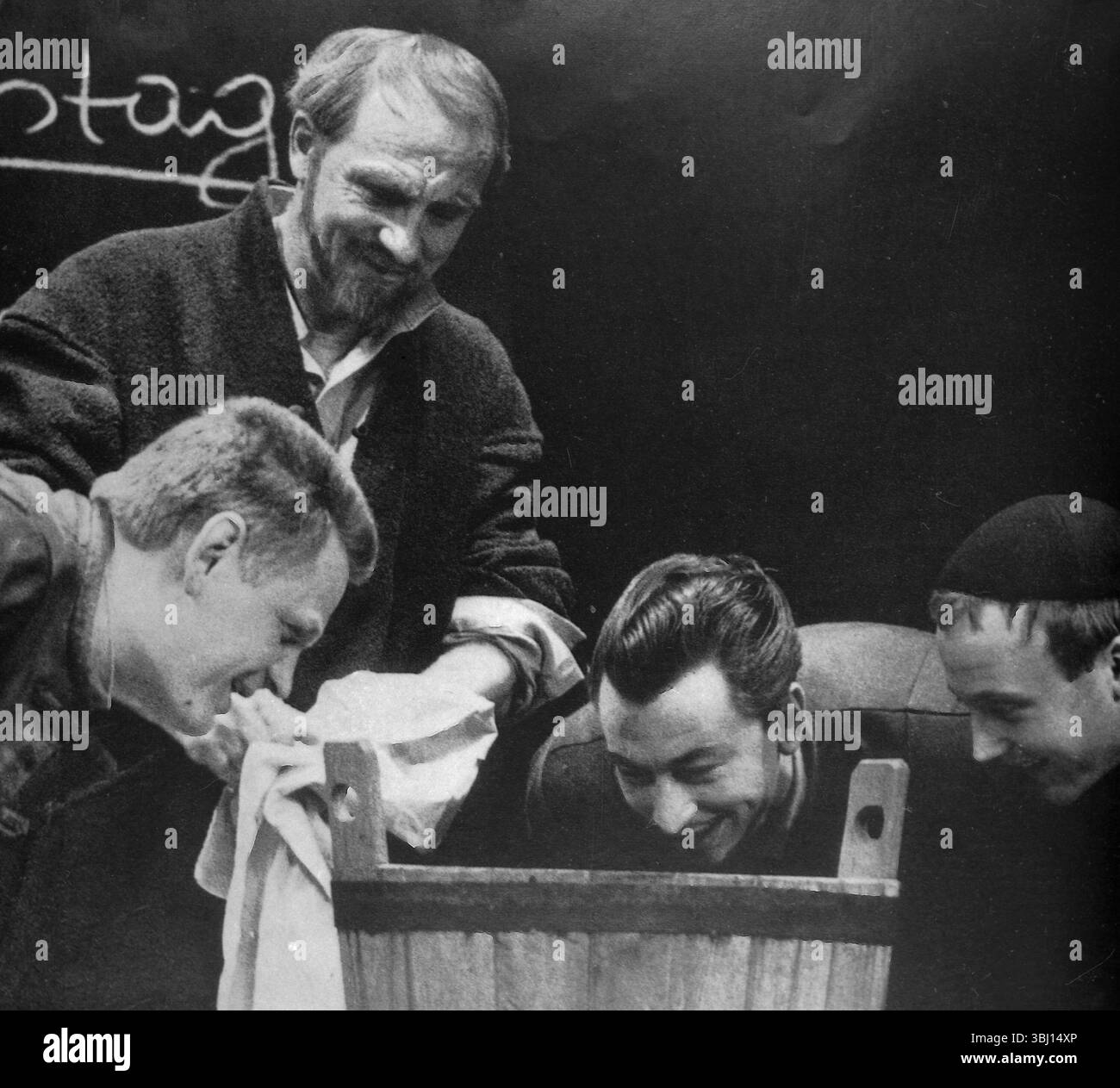 German actors in the play Life of Galilei, Germany 1950s Stock Photo ...