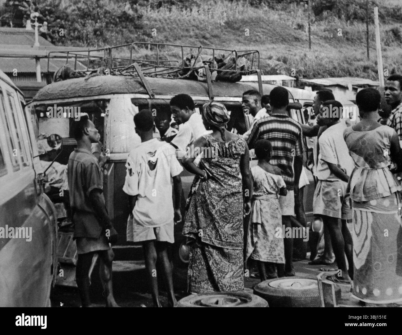 1950s people black Black and White Stock Photos & Images - Alamy