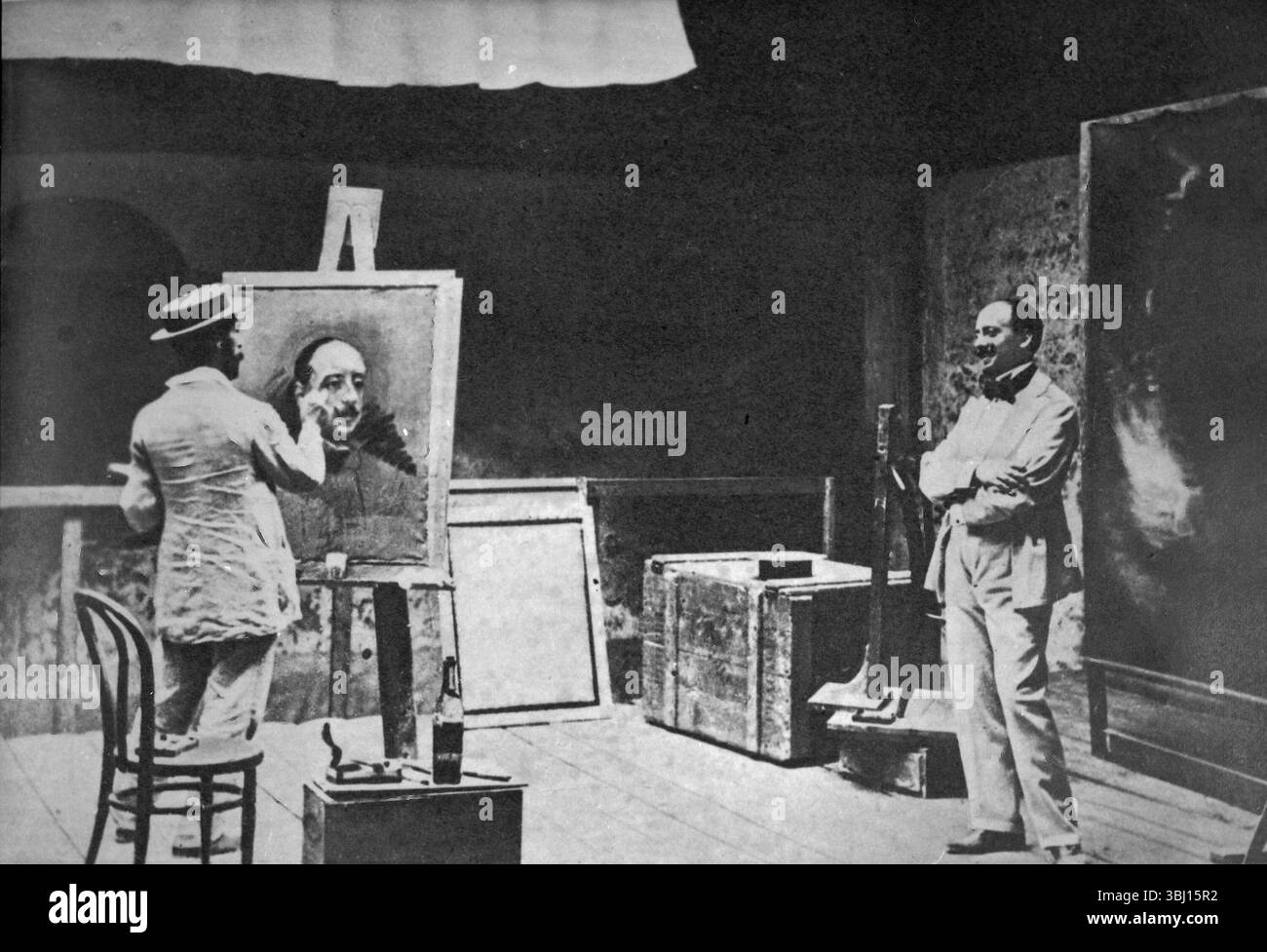 Italian painter Francesco Paolo Michetti portraits poet Gabriele D ...