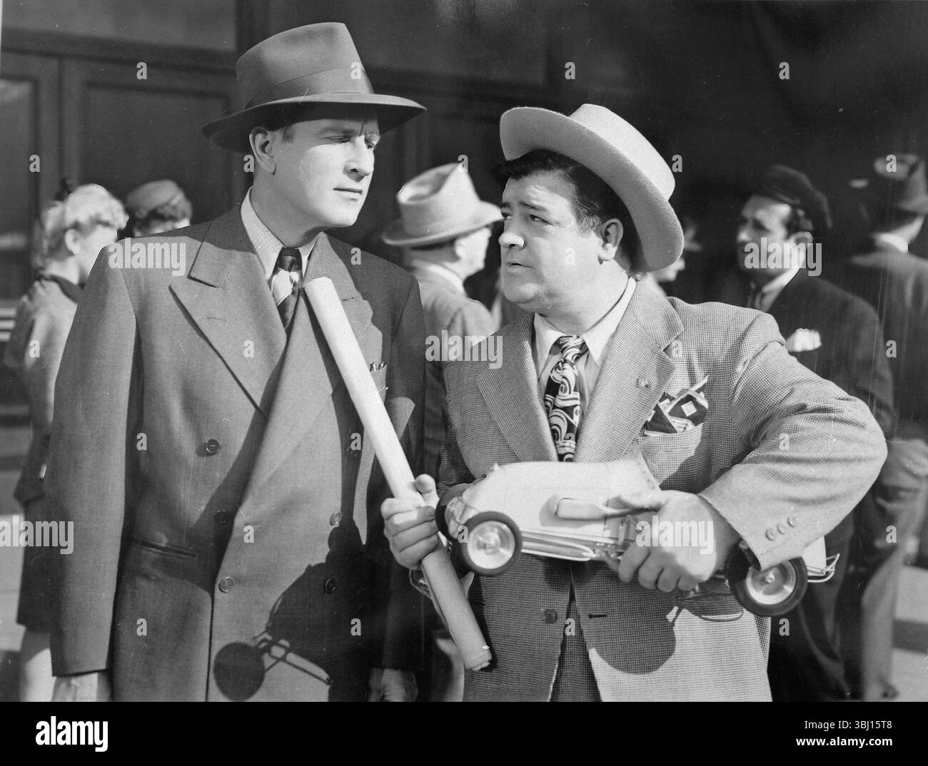 American actors Abbott and Costello in the movie Buck Privates Come ...