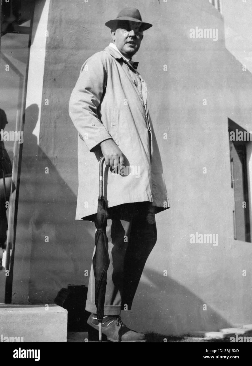 French actor and film maker Jacques Tati in the movie My Uncle, 1958 ...
