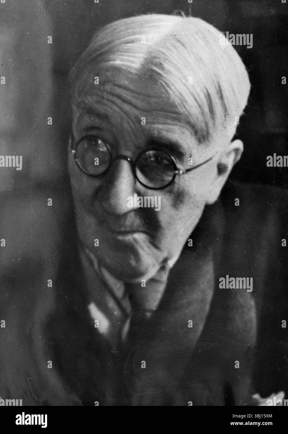 French philosopher and journalist Alain aka Emile Chartier, 1940s Stock ...