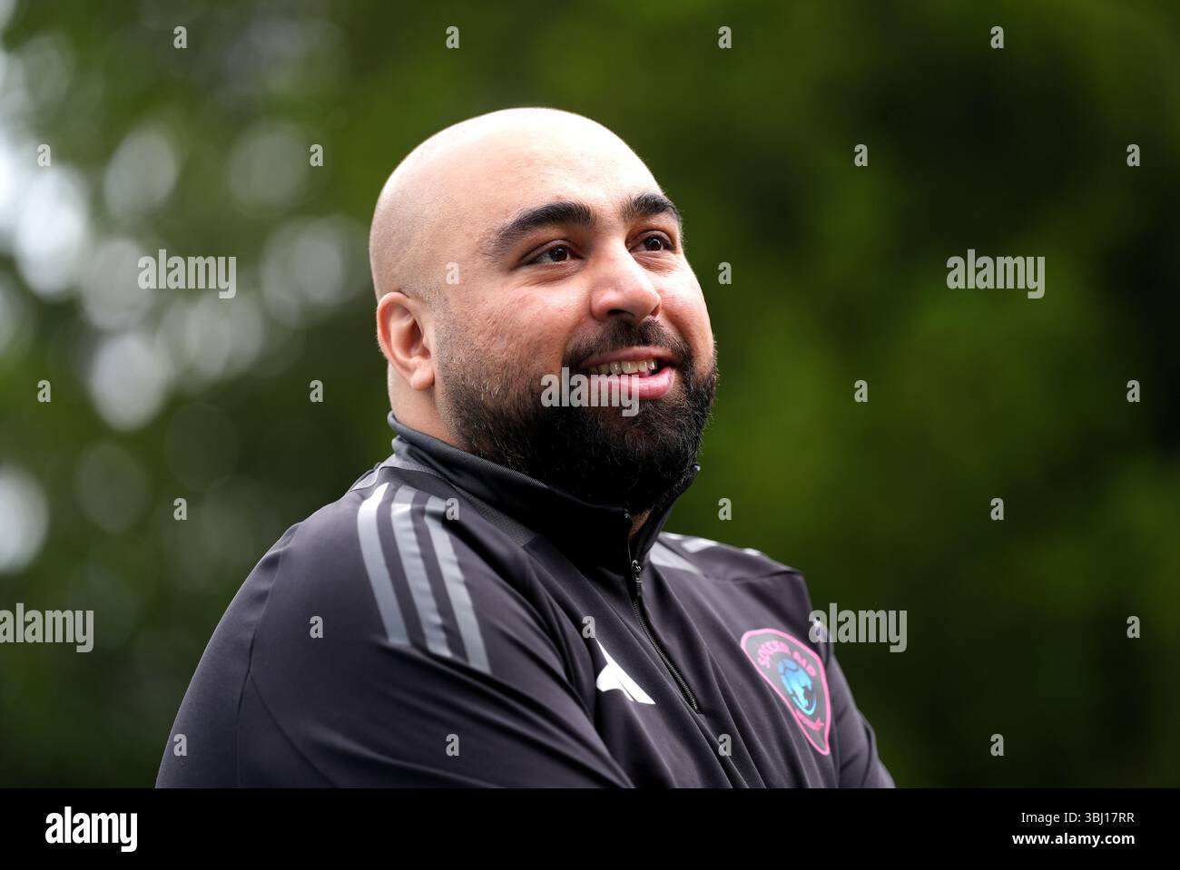 World XI's Asim Chaudhry during a training session at Champneys Tring ...