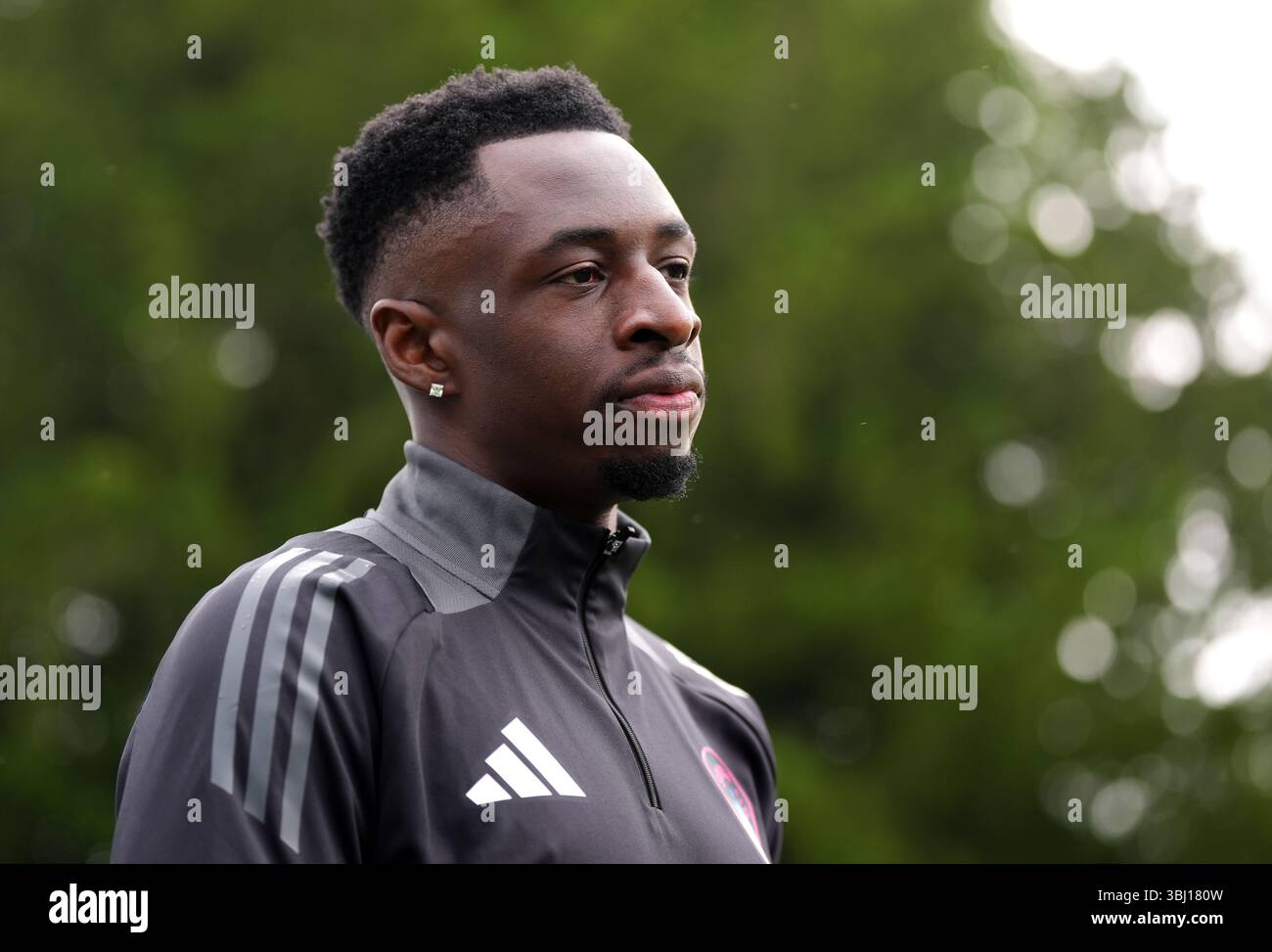 World XI's Tobi Brown during a training session at Champneys Tring ...