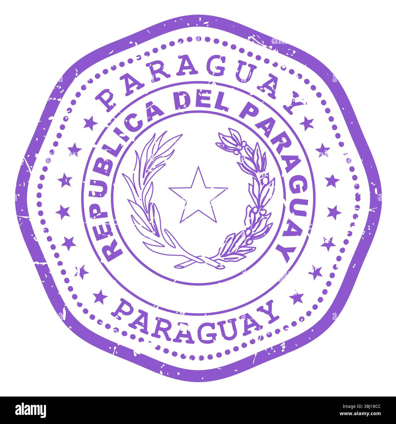 Paraguay visa Stock Vector Images - Alamy