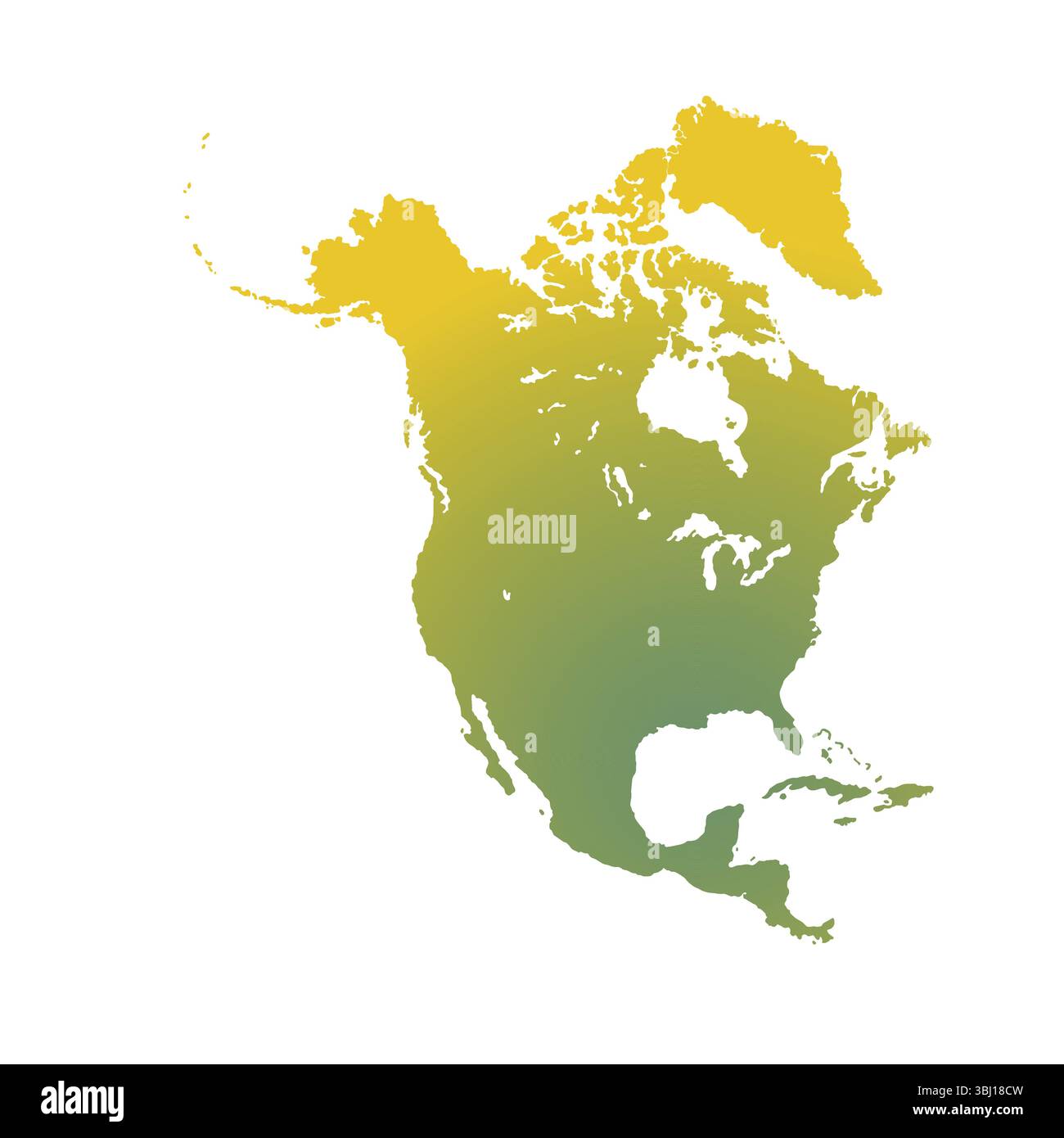 Map of North America, sign silhouette. World Map Globe. Vector ...