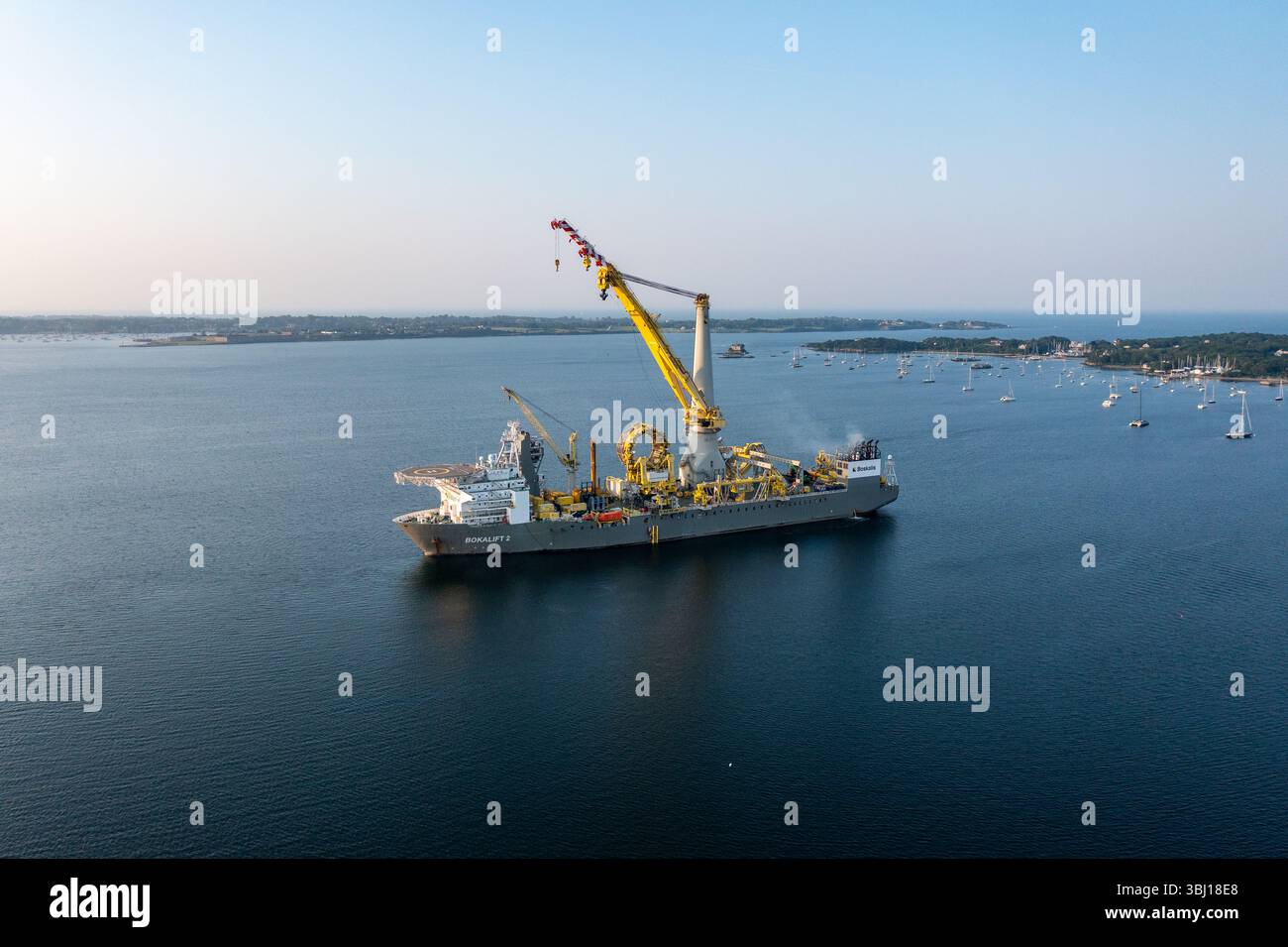 June 2025. The 760-foot-long, Cyprus-flagged behemoth, Bokalift 2, a ...