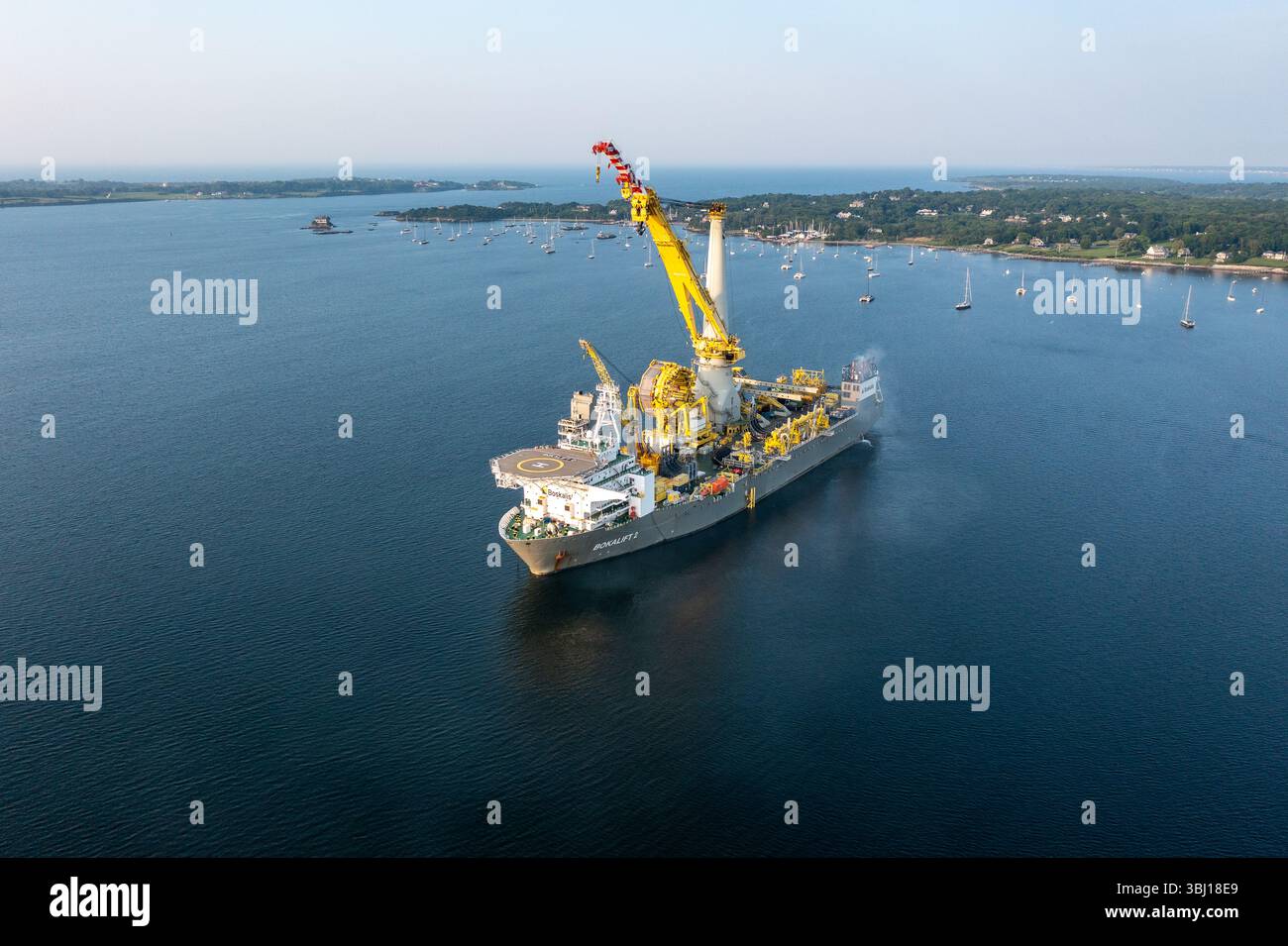 June 2025. The 760-foot-long, Cyprus-flagged behemoth, Bokalift 2, a ...