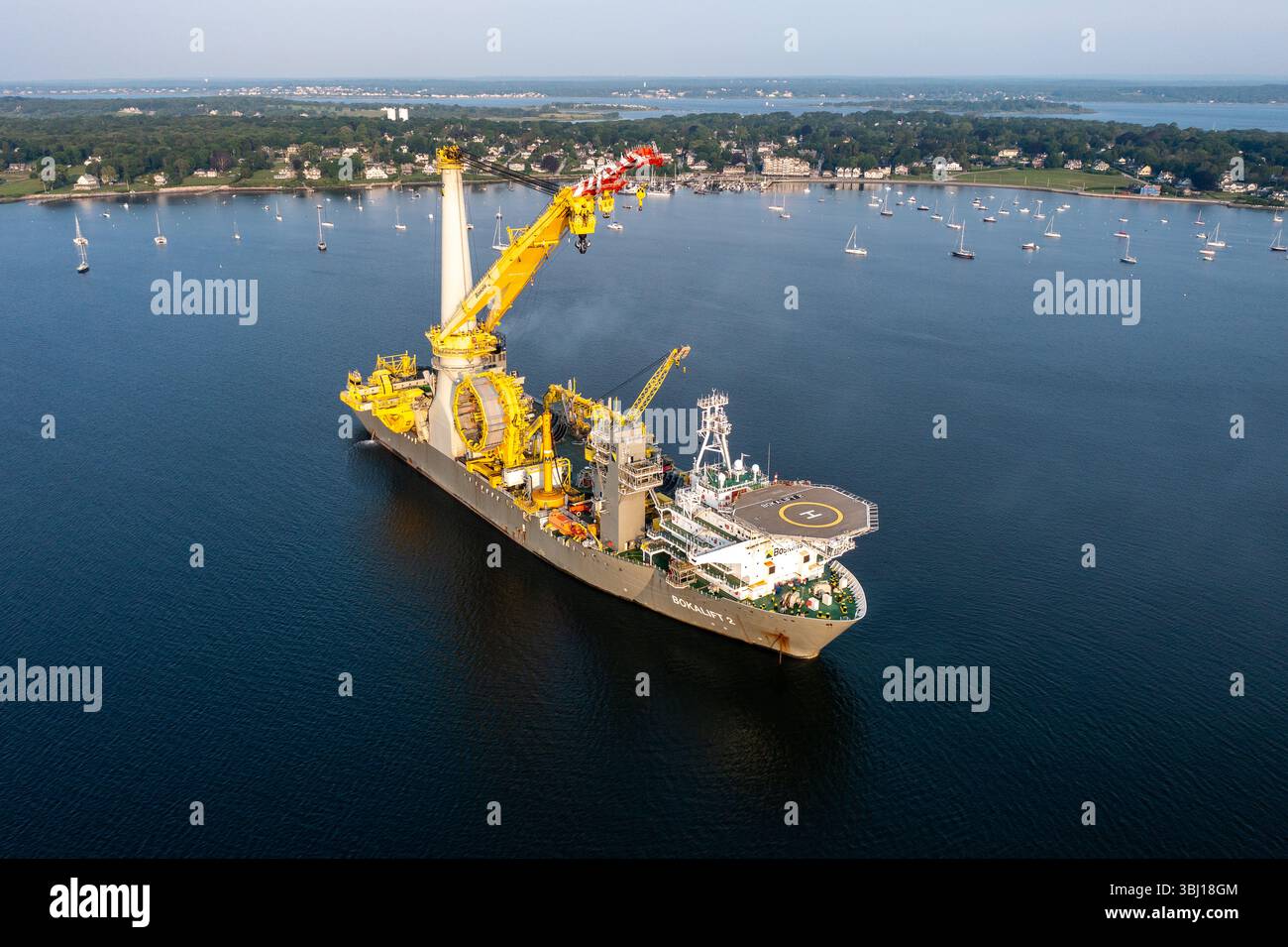 June 2025. The 760-foot-long, Cyprus-flagged behemoth, Bokalift 2, a ...