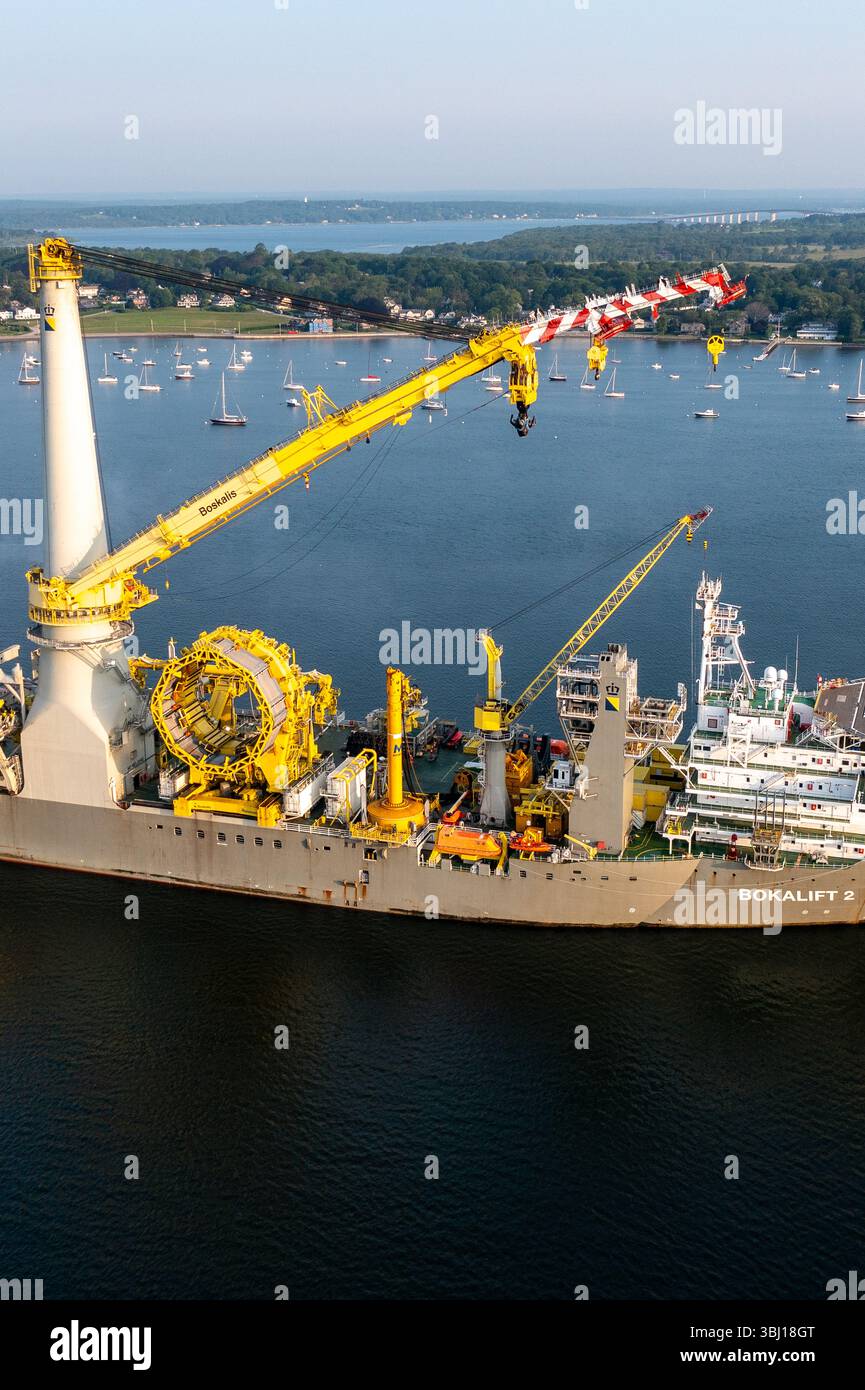 June 2025. The 760-foot-long, Cyprus-flagged behemoth, Bokalift 2, a ...