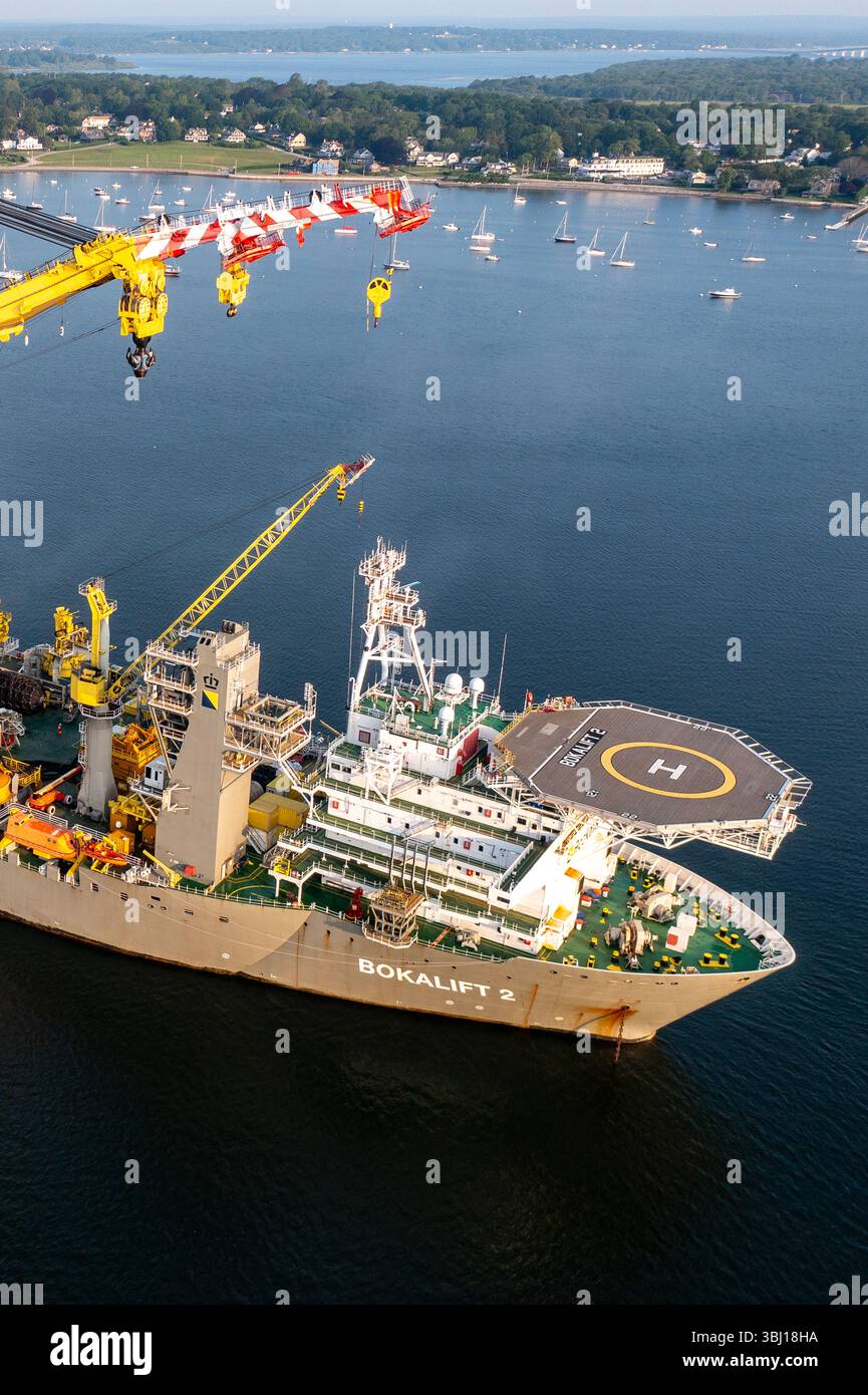 June 2025. The 760-foot-long, Cyprus-flagged behemoth, Bokalift 2, a ...