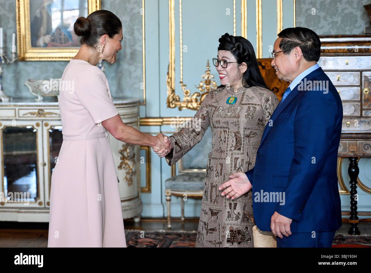 Stockholm, Sweden. 12th June, 2025. Crown Princess Victoria of Sweden ...