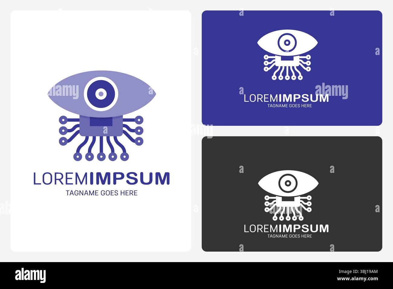 Tech observation logo hi-res stock photography and images - Alamy