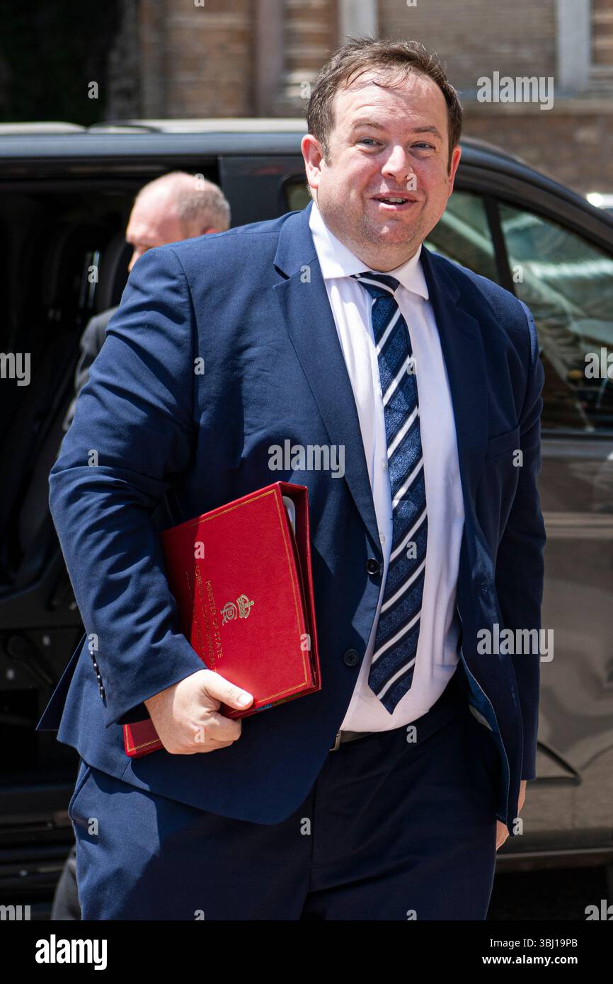 Rome, Italy. 12 June 2025. Stephen Doughty, Minister of State of the ...