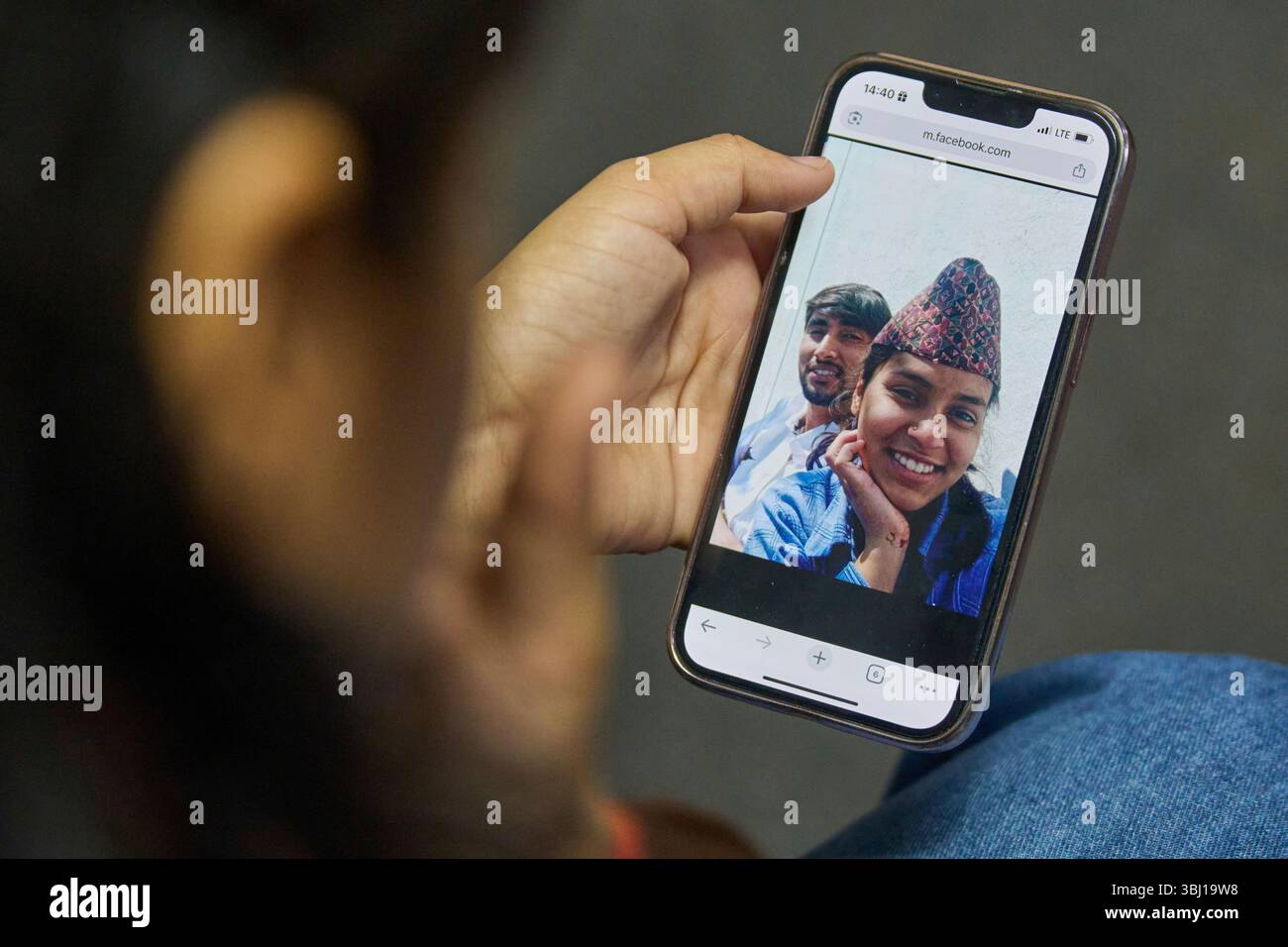 Pushpa Joshi, sister of Bipin Joshi, a Nepali man taken hostage by ...