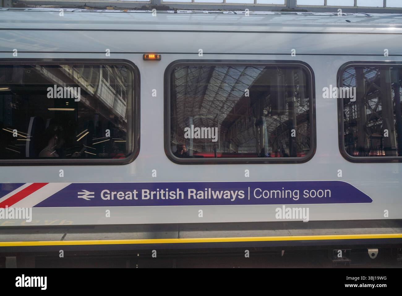 London, UK. 12 June 2025. Great British Railways logo appears on a ...