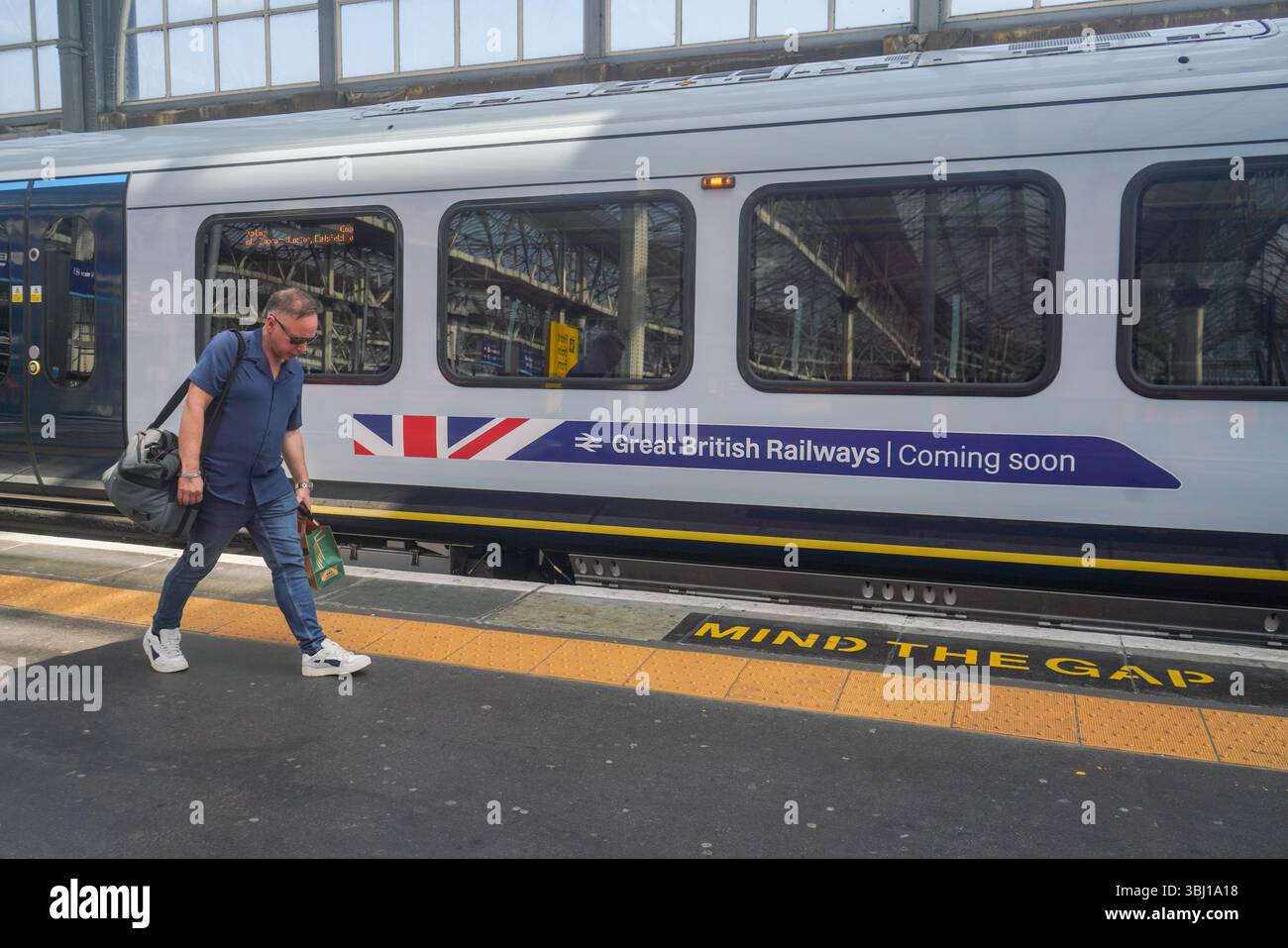 London, UK. 12 June 2025. Great British Railways logo appears on a ...