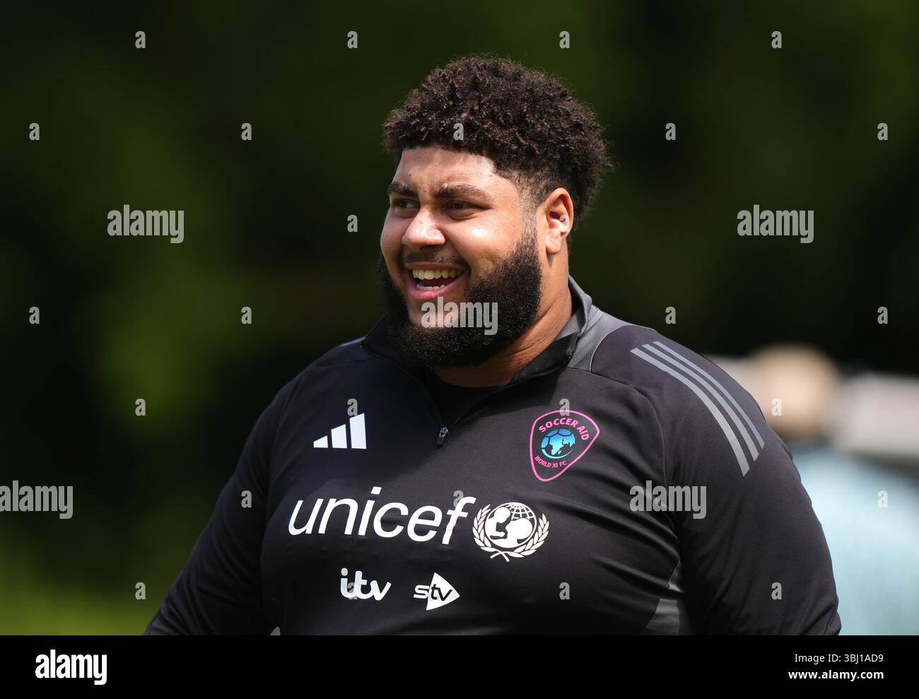 World XI's Big Zuu during a training session at Champneys Tring ahead ...