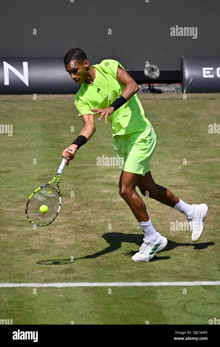 Felix Auger-Aliassime (CAN) Aktion Tennis Herren BOSS Open ATP 250 Stuttgart 2025 Weissenhof ...