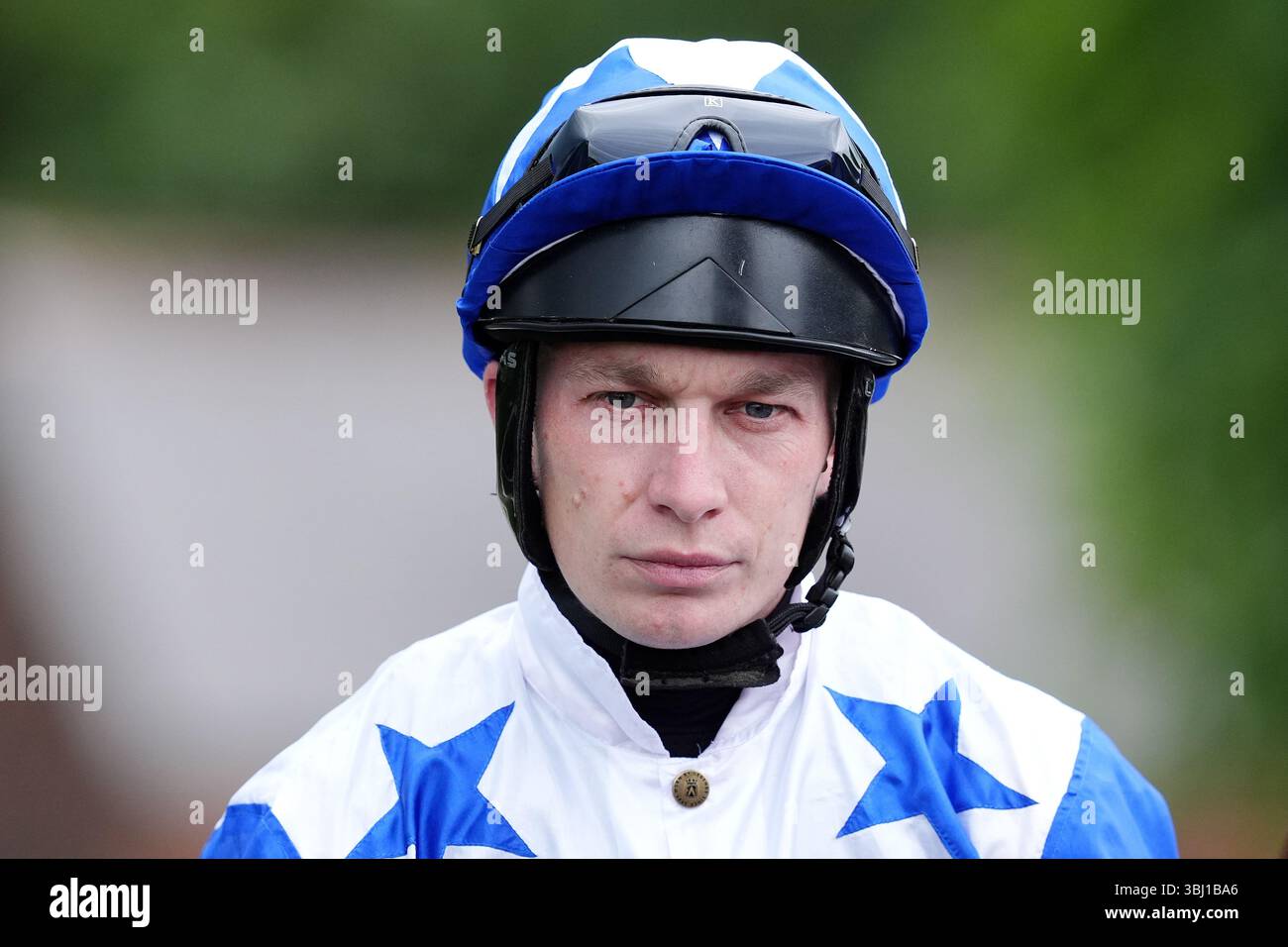Jockey Luke Morris at Nottingham Racecourse. Picture date: Thursday ...
