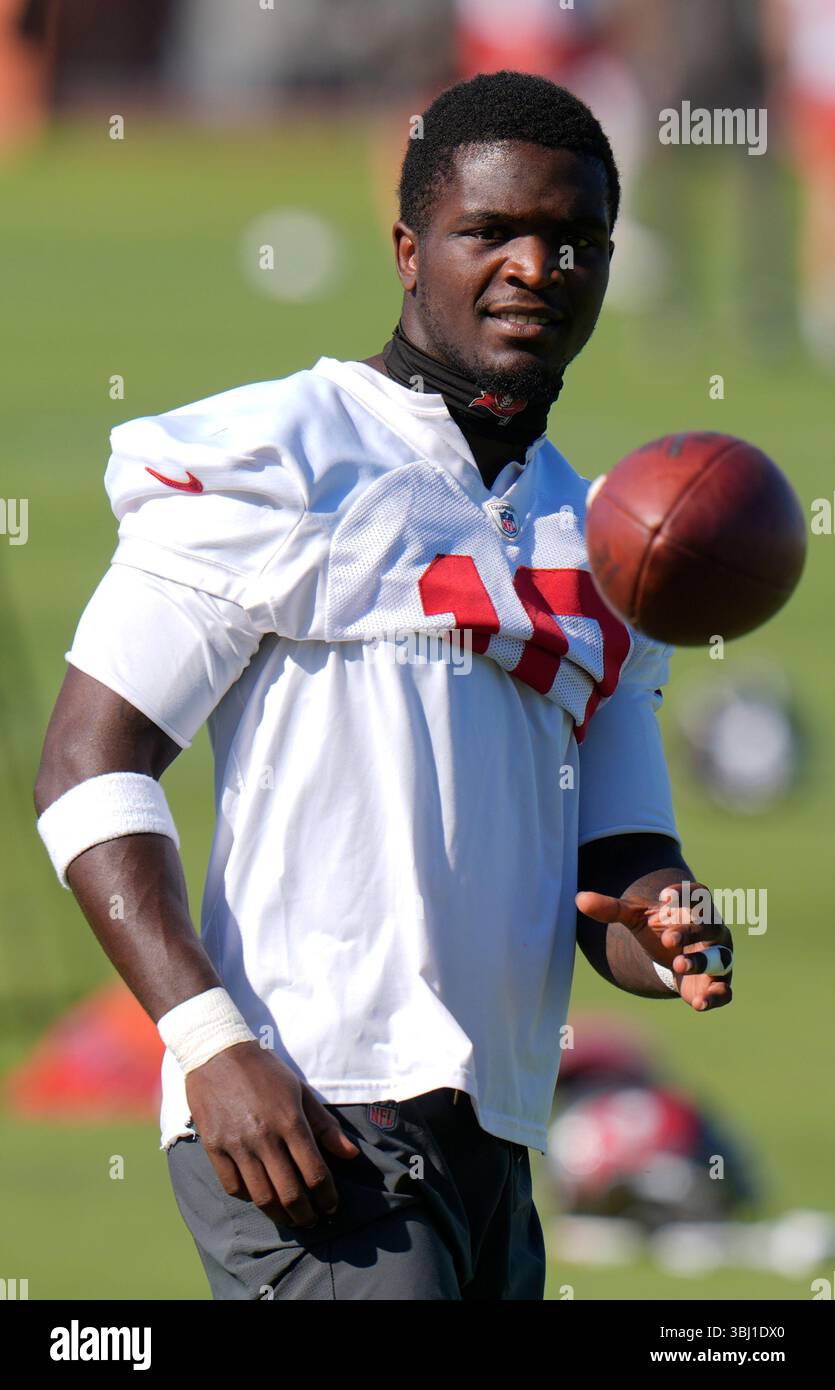 Tampa Bay Buccaneers wide receiver Rakim Jarrett during practice at NFL ...