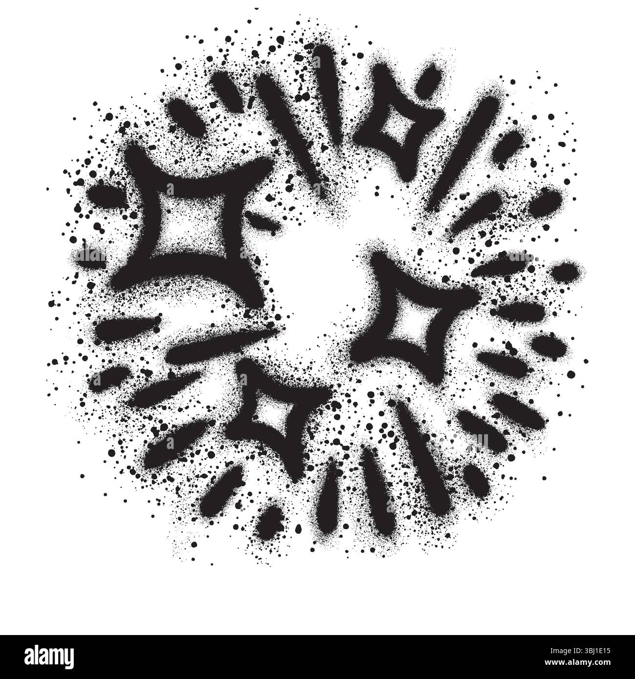 Boom spray paint Stock Vector Images - Alamy