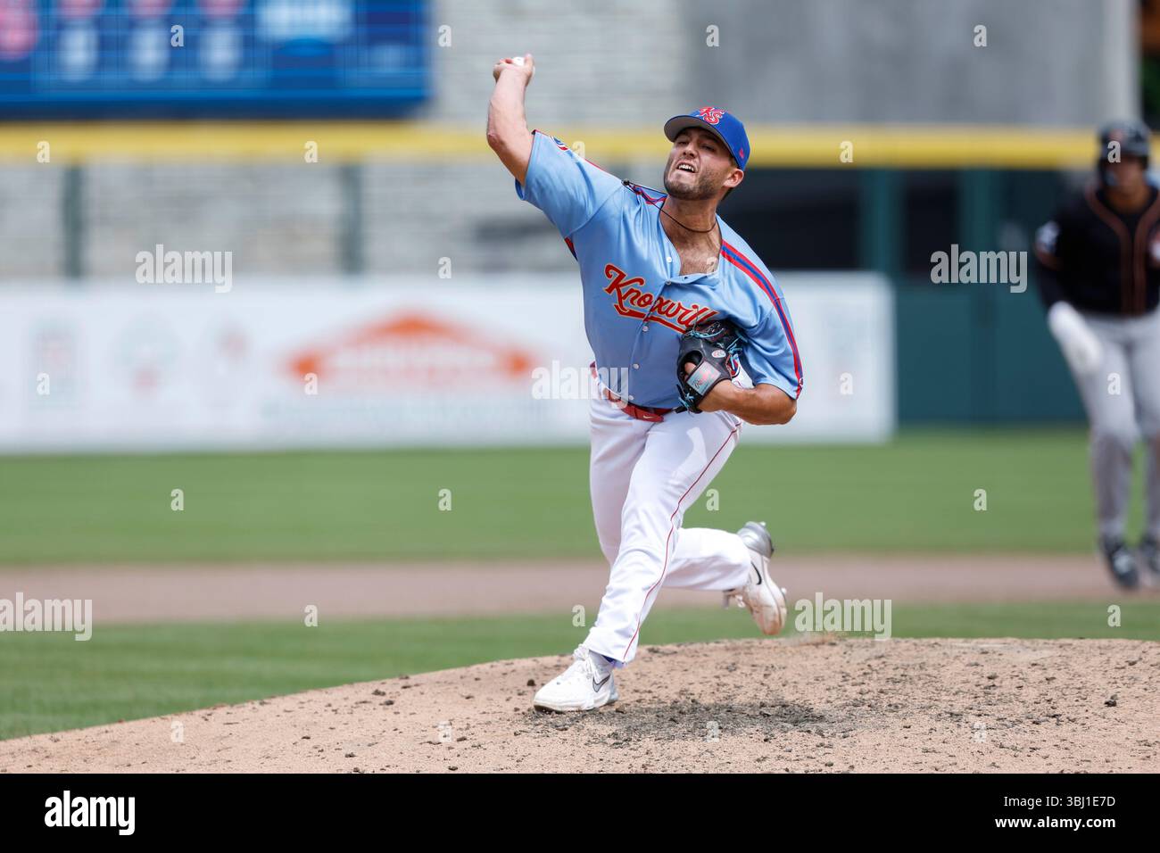 Knoxville Smokies relief pitcher Brad Deppermann (36) in action against ...