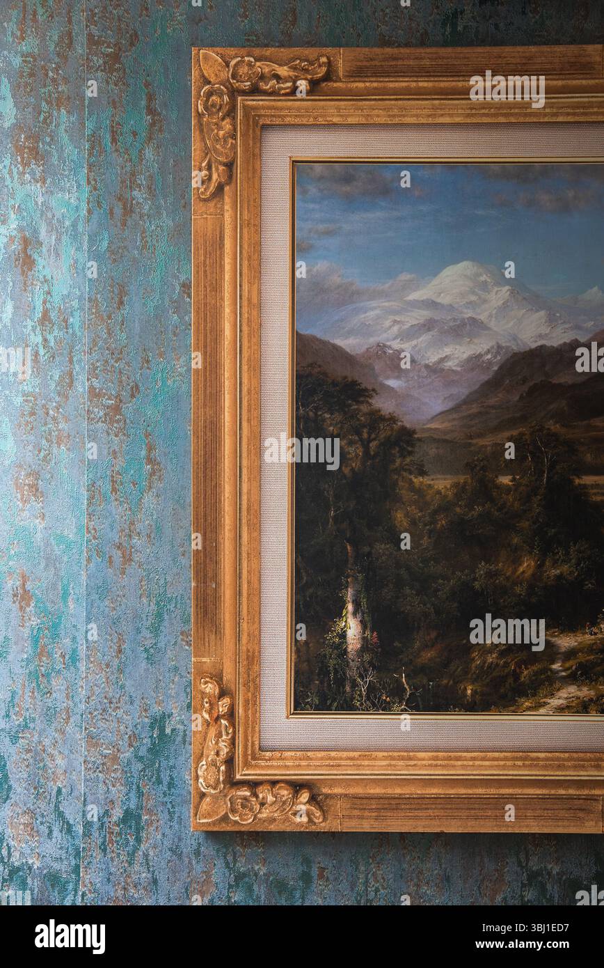 Landscape painting framed hi-res stock photography and images - Alamy