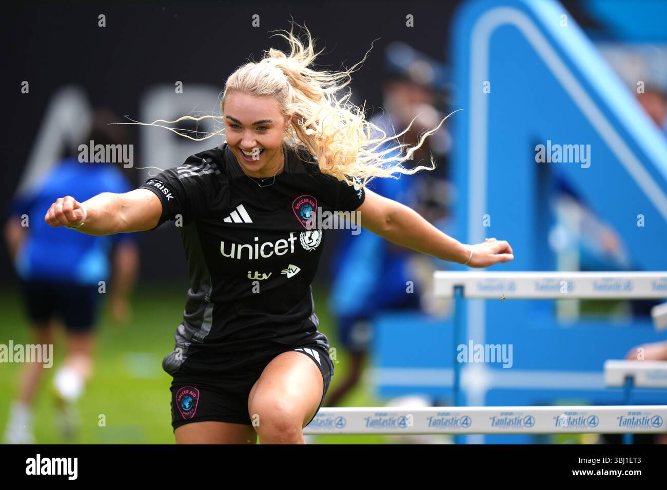 World XI's Livi "Diamond" Sheldon during a training session at ...