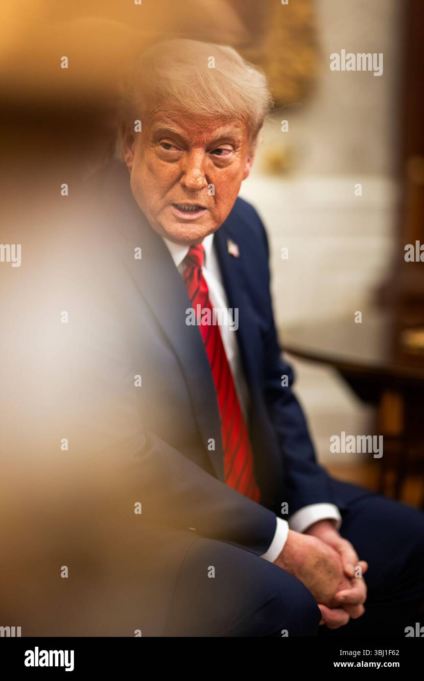 President Donald Trump holds a bilateral meeting with Prime Minister ...