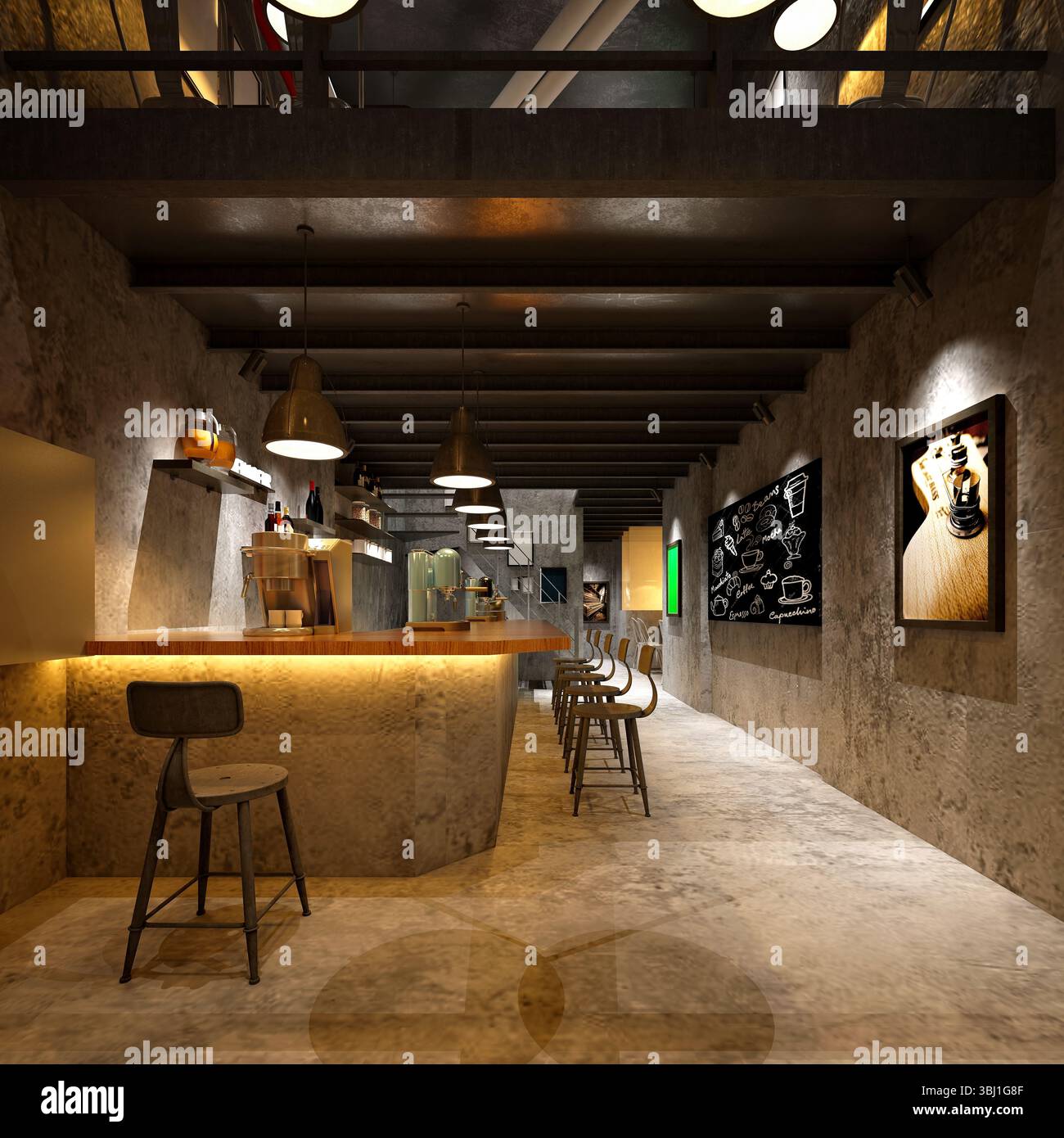 Restaurant table chair hi-res stock photography and images - Alamy