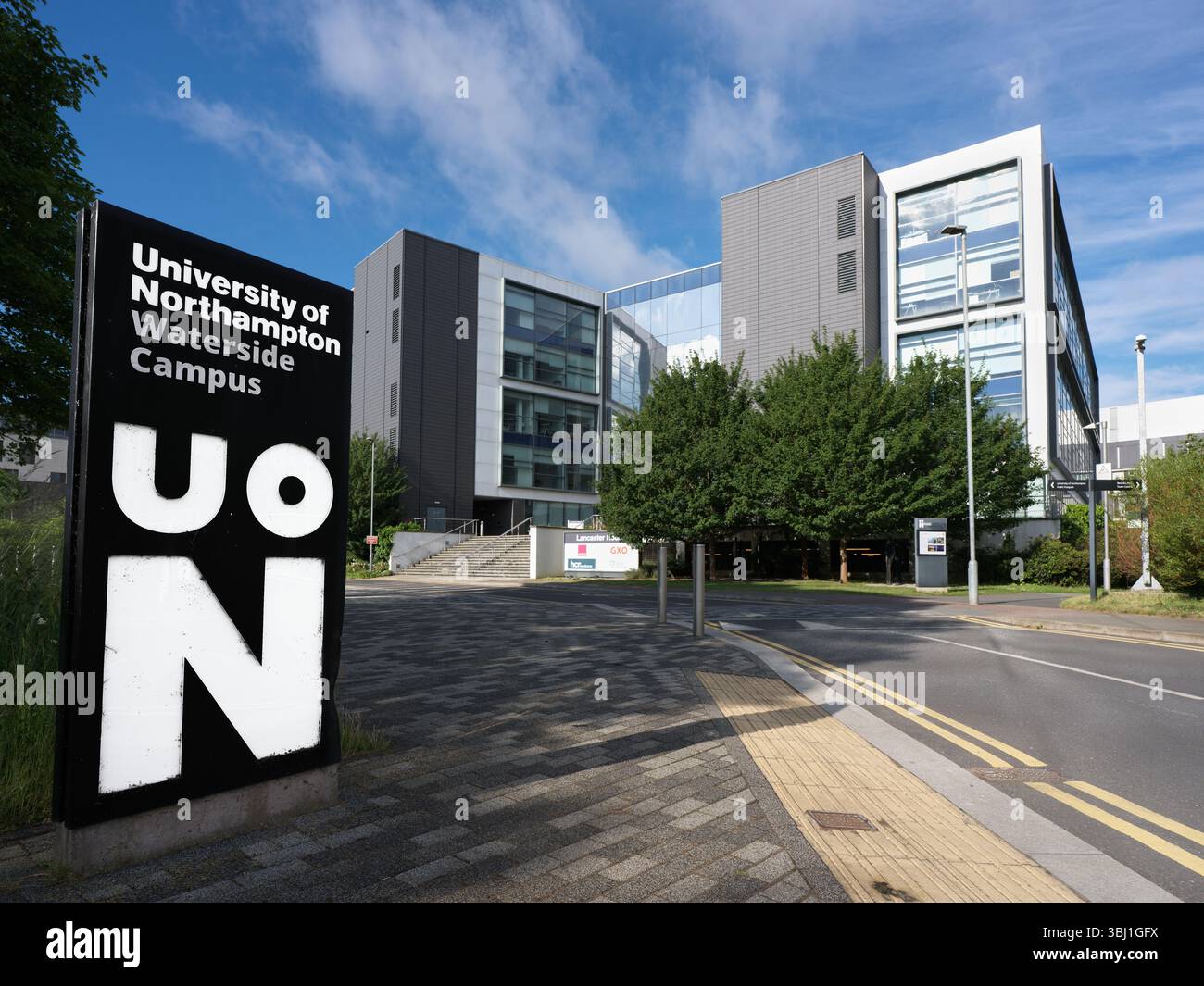Entrance to University of Northampton (UON), England Stock Photo - Alamy