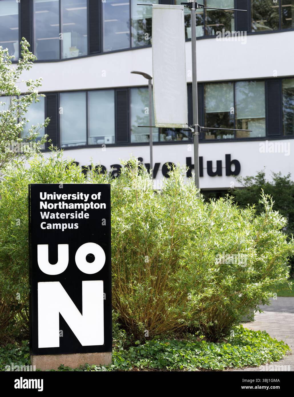 Creative hub building at the University of Northampton (UON), England ...