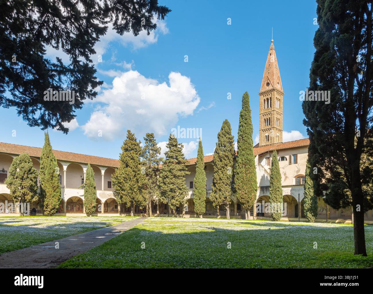 Florence - The atrium of church Basilica di Santa Maria Novella Stock ...