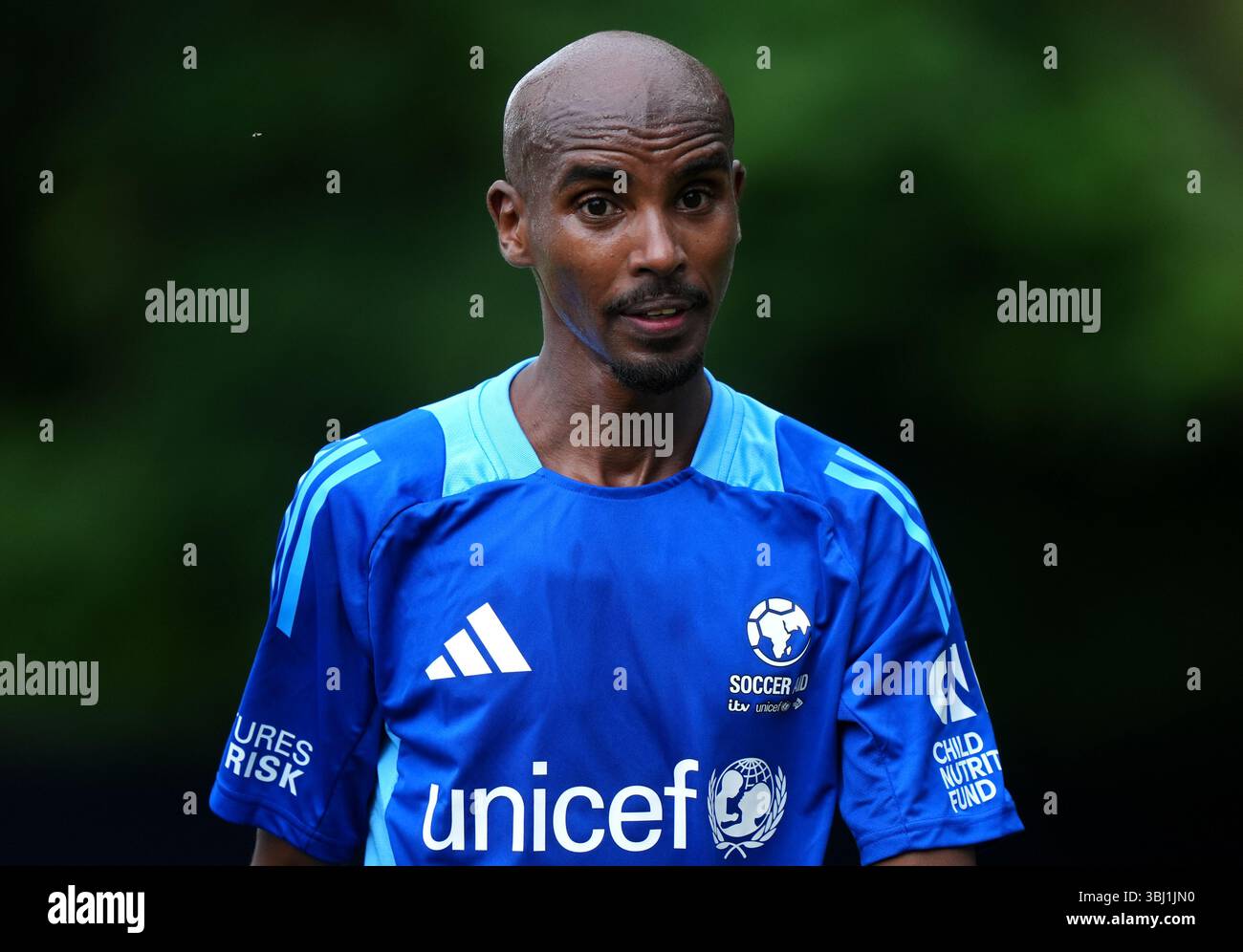 England's Mo Farah during a training session at Champneys Tring ahead ...