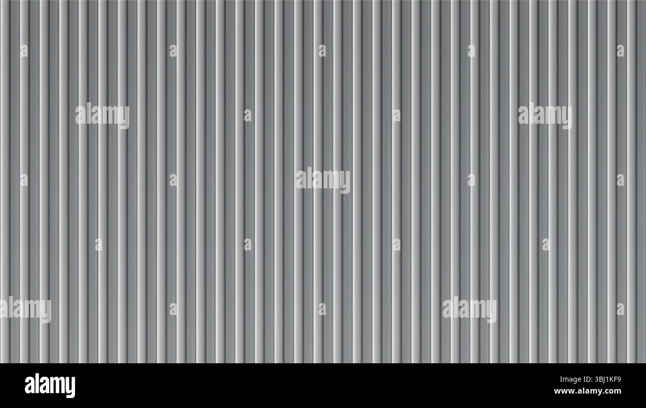 Corrugated steel panel with metal silver texture and zinc iron sheet ...