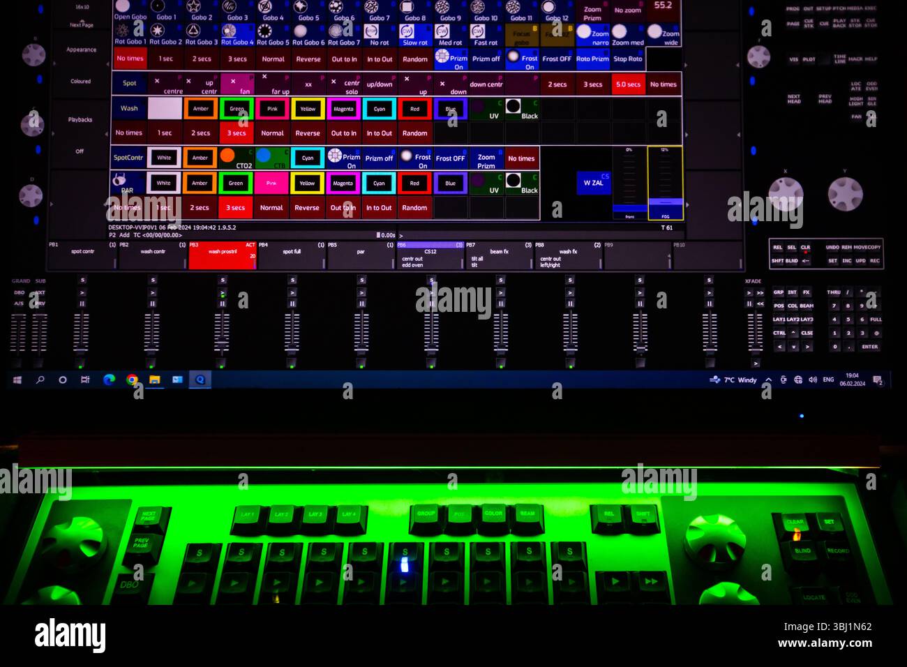 Lighting console concert design hi-res stock photography and images - Alamy