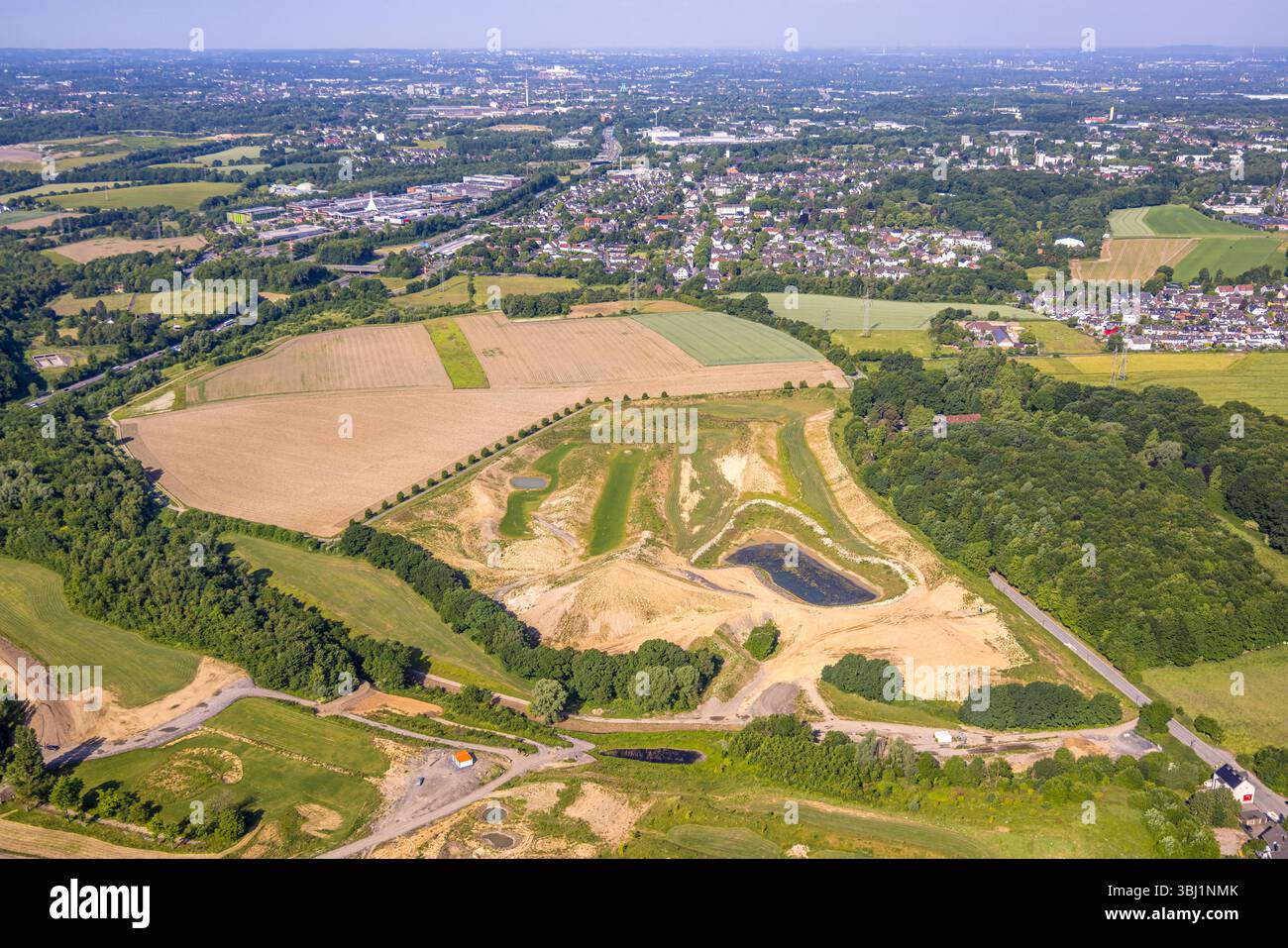 Luftbild, Deponie Harpener Hellweg am Harpener Bach, Harpen, Bochum ...
