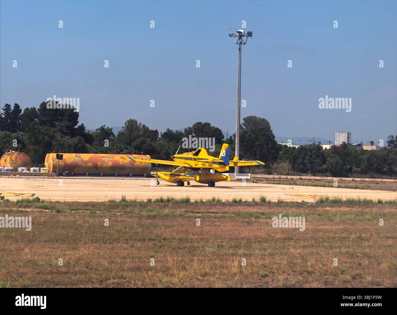 An Air Tractor AT-802 Fire Boss at Reus Airport in Catalonia, Spain ...