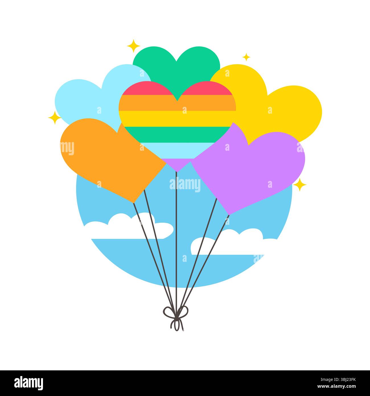 Celebrating lgbtq pride Cut Out Stock Images & Pictures - Alamy