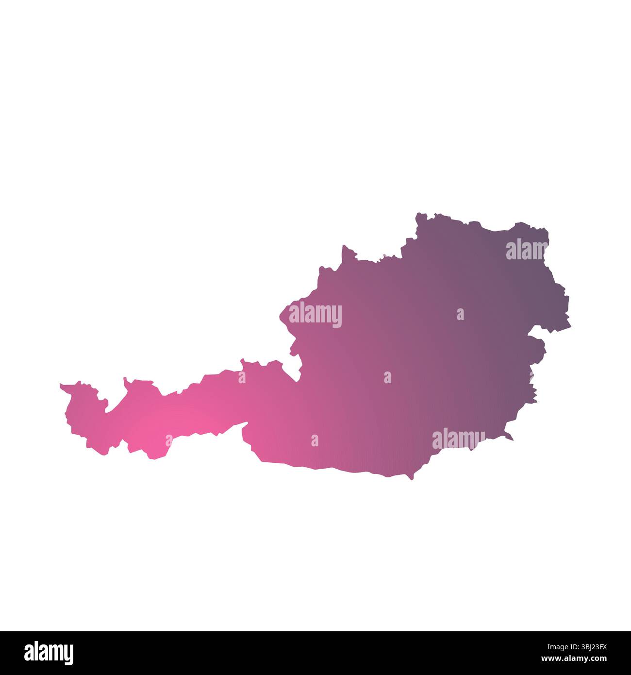 Map of Austria, sign silhouette. World Map Globe. Vector Illustration ...