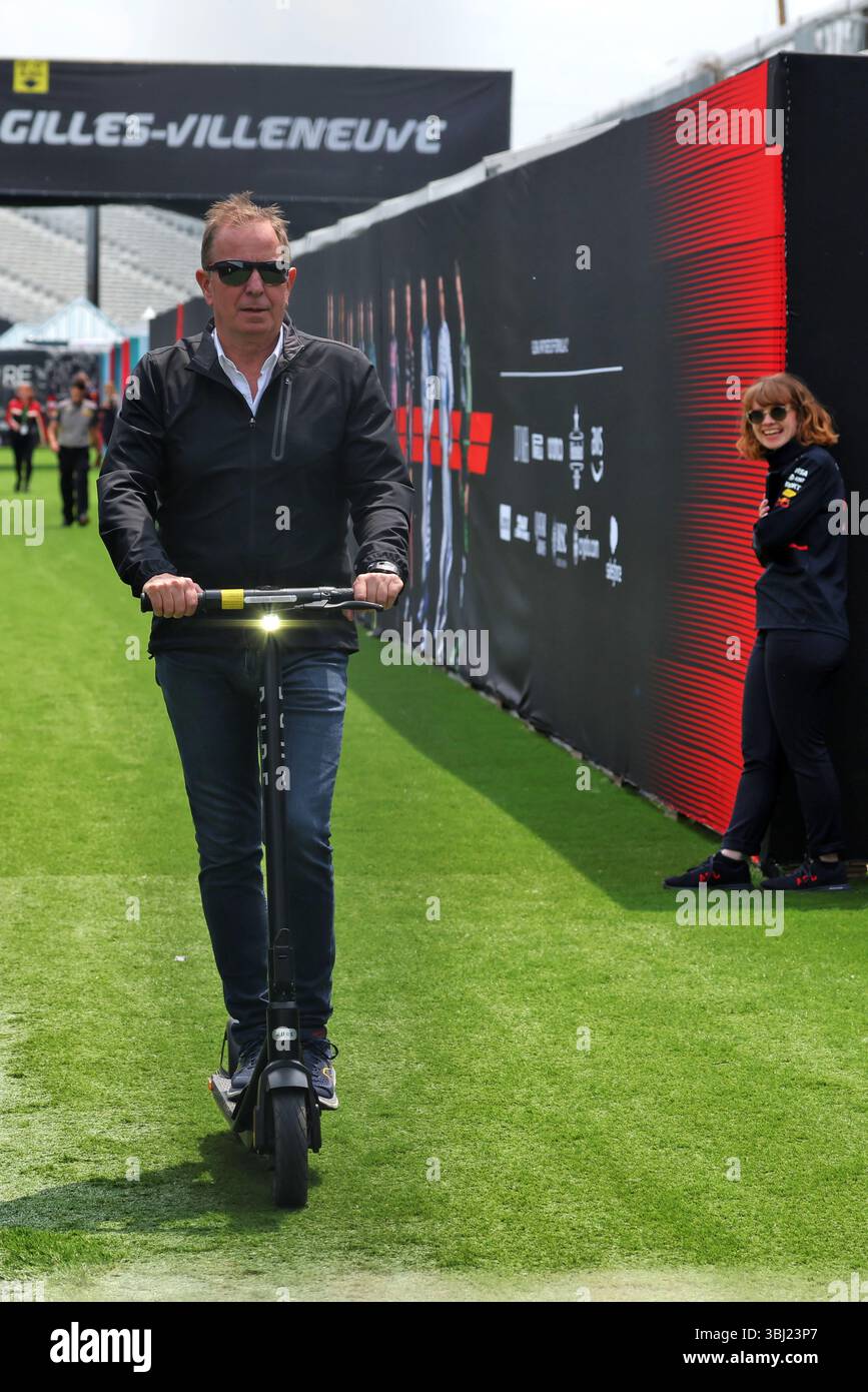 Montreal, Canada. 12th June, 2025. Martin Brundle (GBR) Sky Sports F1 ...