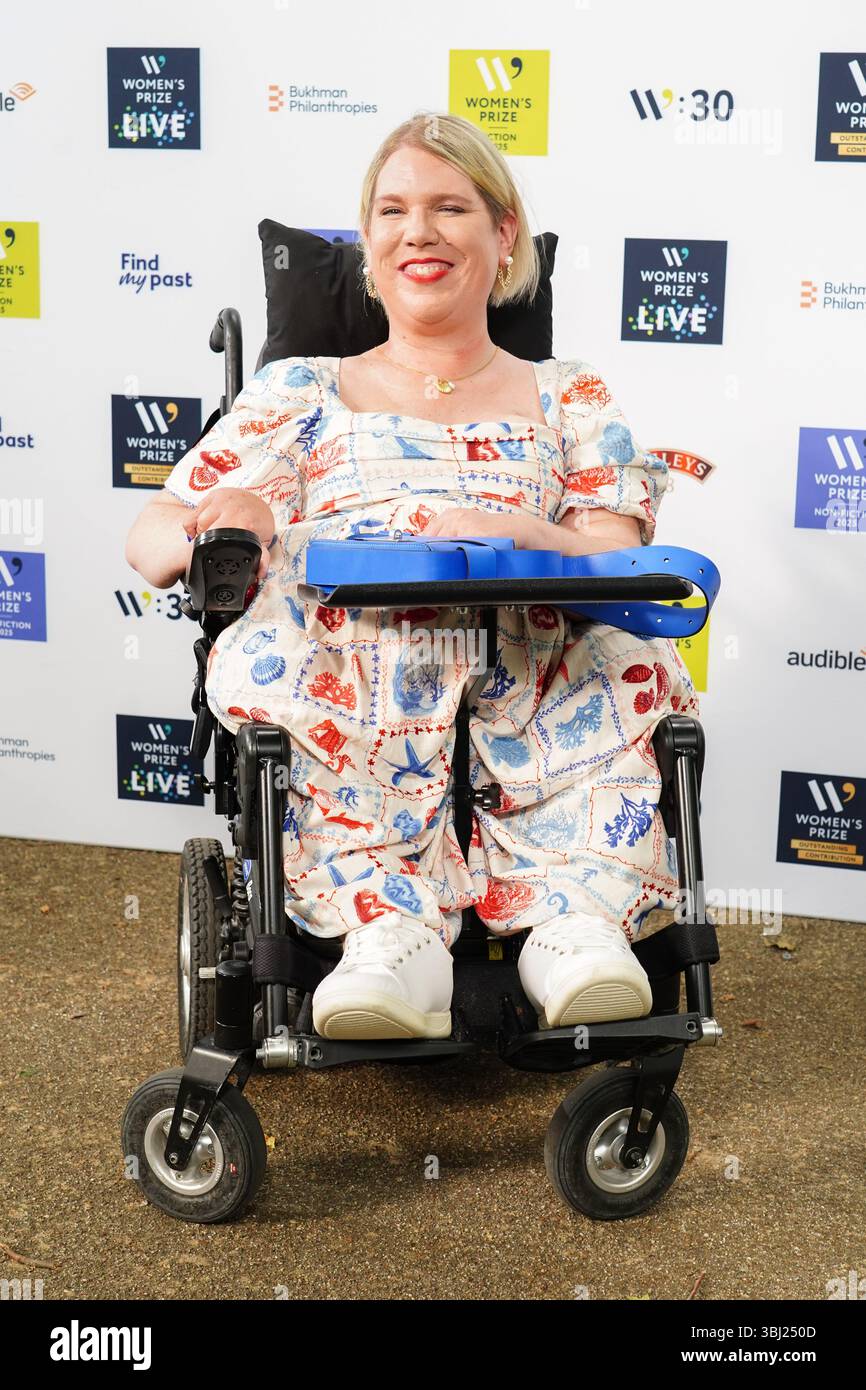 EDITORIAL USE ONLY Chloe Timms attends the 2025 Women's Prize Winner's ...